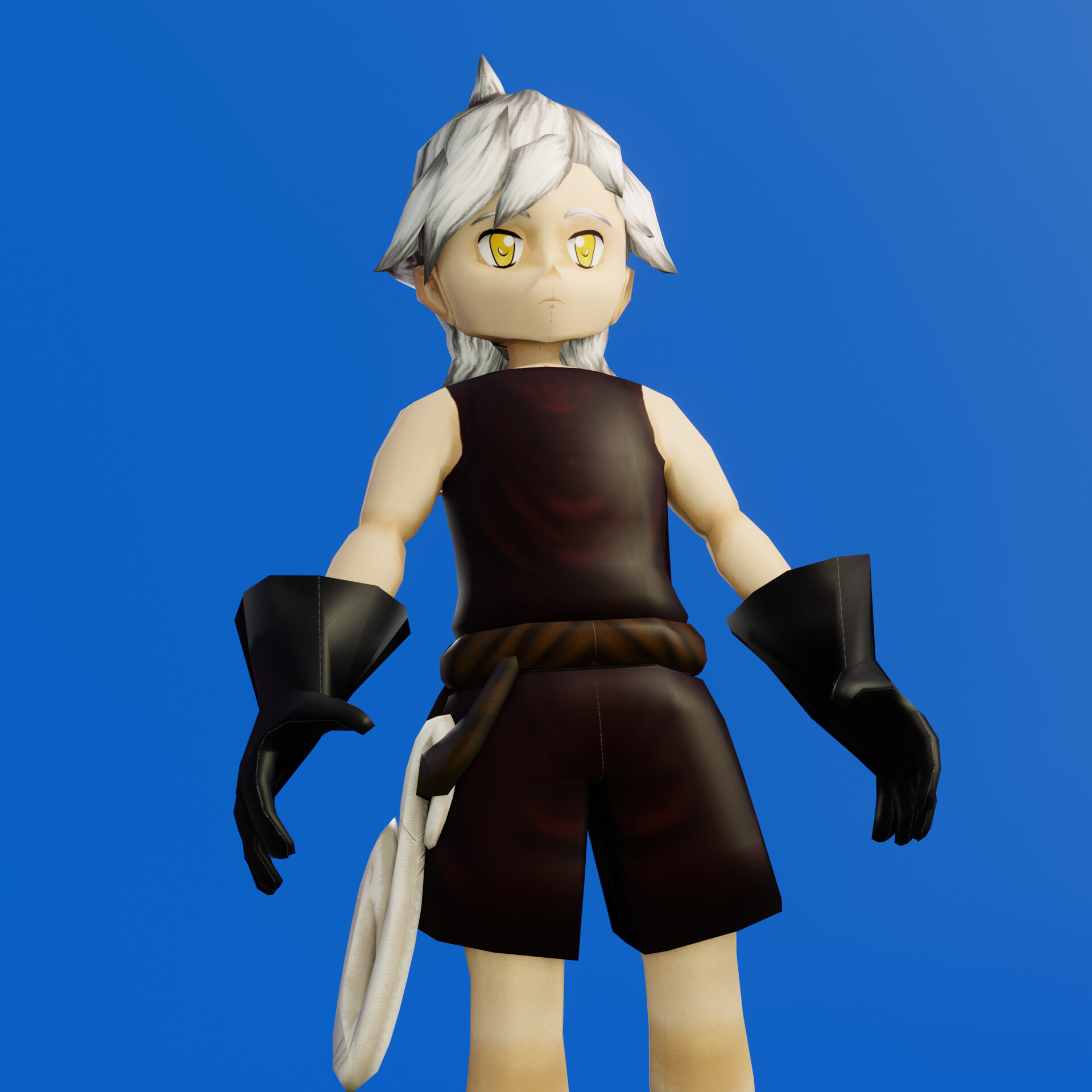 ArtStation - Fishing Boy 3D Model