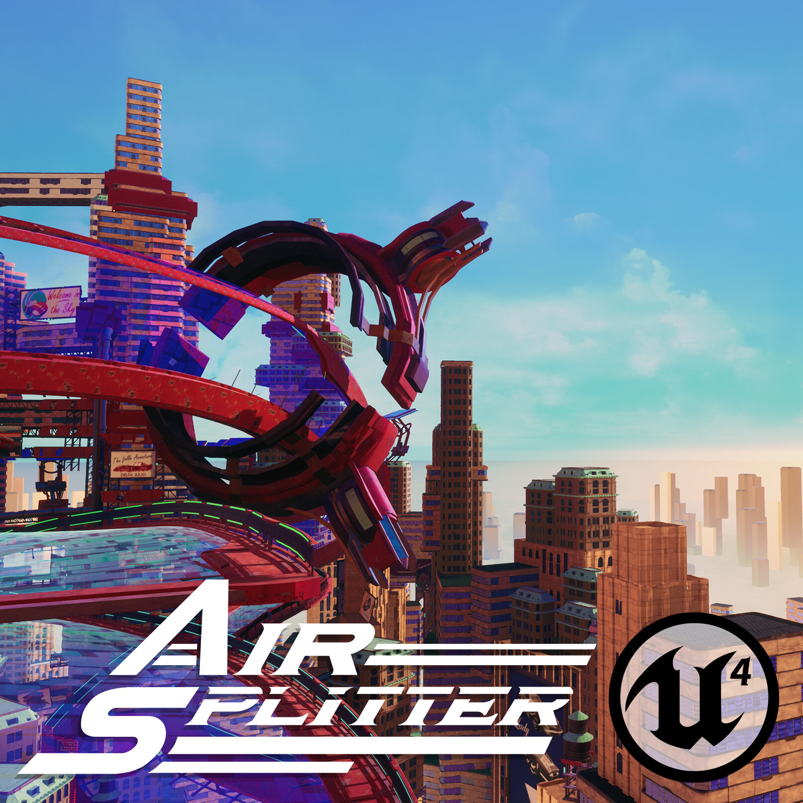 ArtStation - Air Splitter - Lighting (Student game)