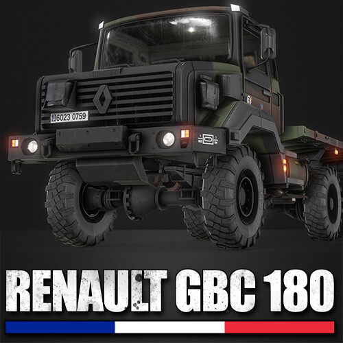 ArtStation - RENAULT GBC 180 TÔLÉE
