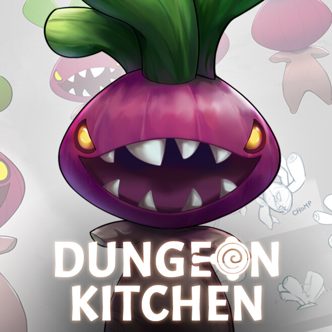 ArtStation - Creature development - Onion monster