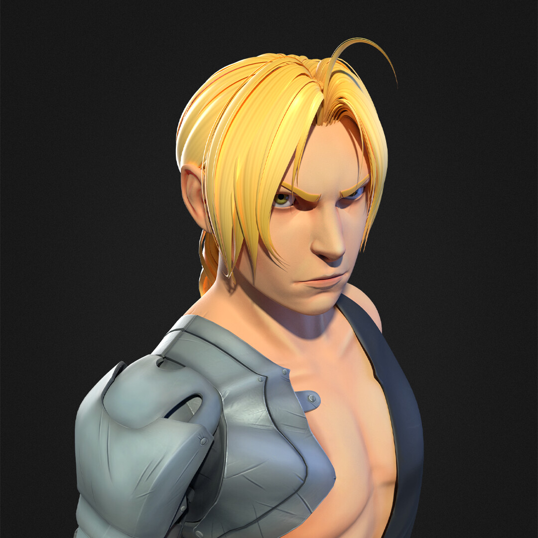 ArtStation - Edward Elric 3D Model