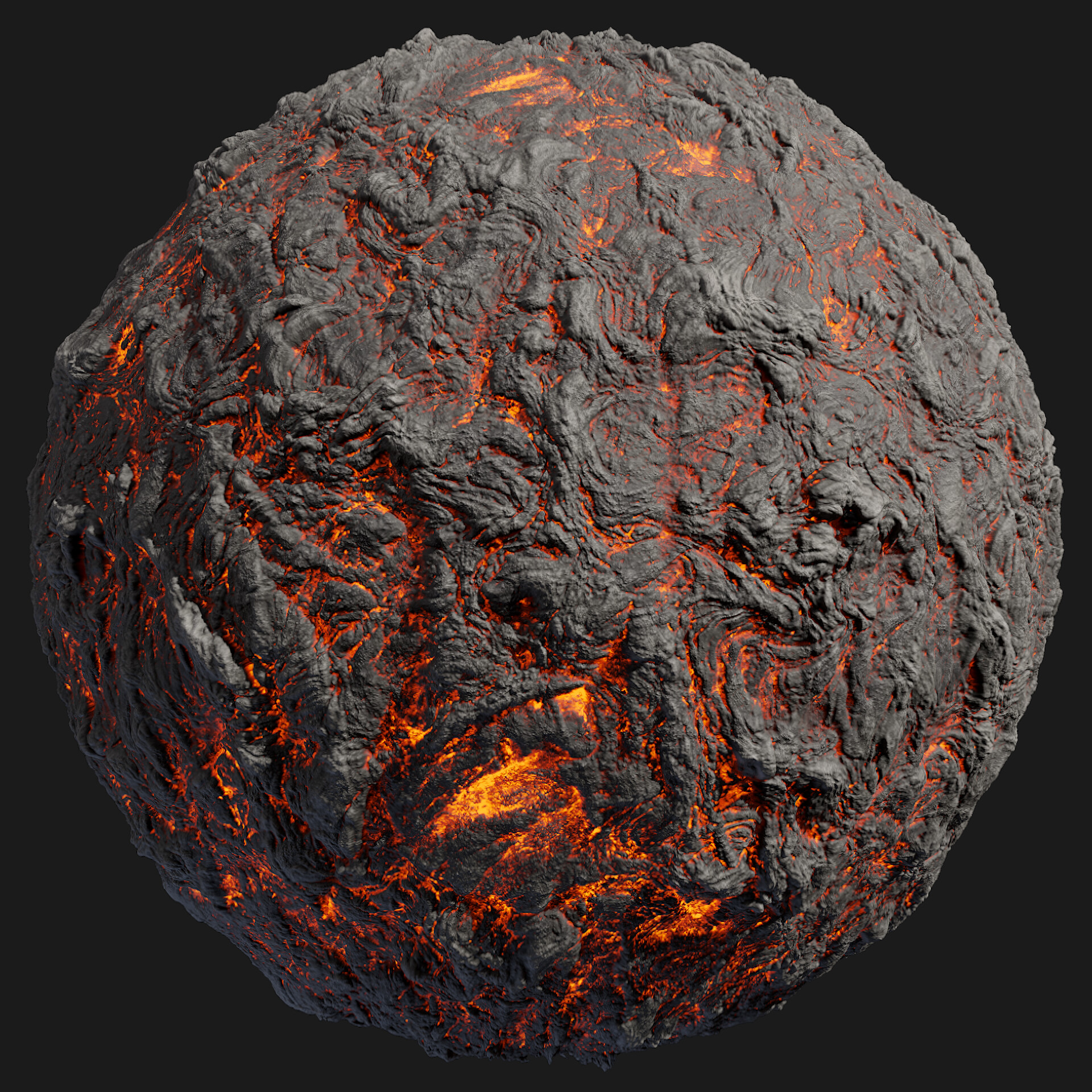 ArtStation - Cooling Molten Lava
