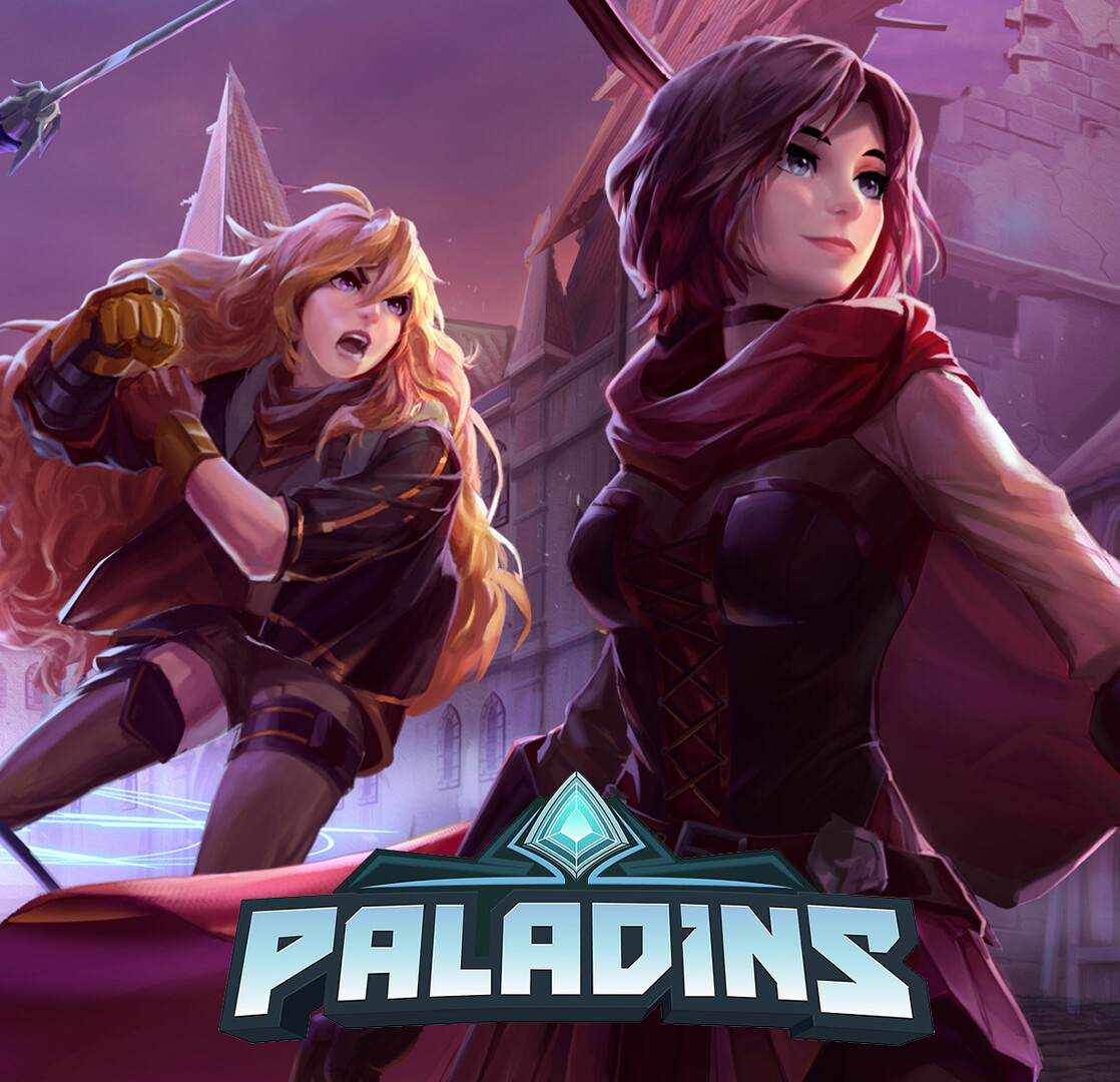 ArtStation - PALADINS x RWBY Key Art (Texture painting & Key art)