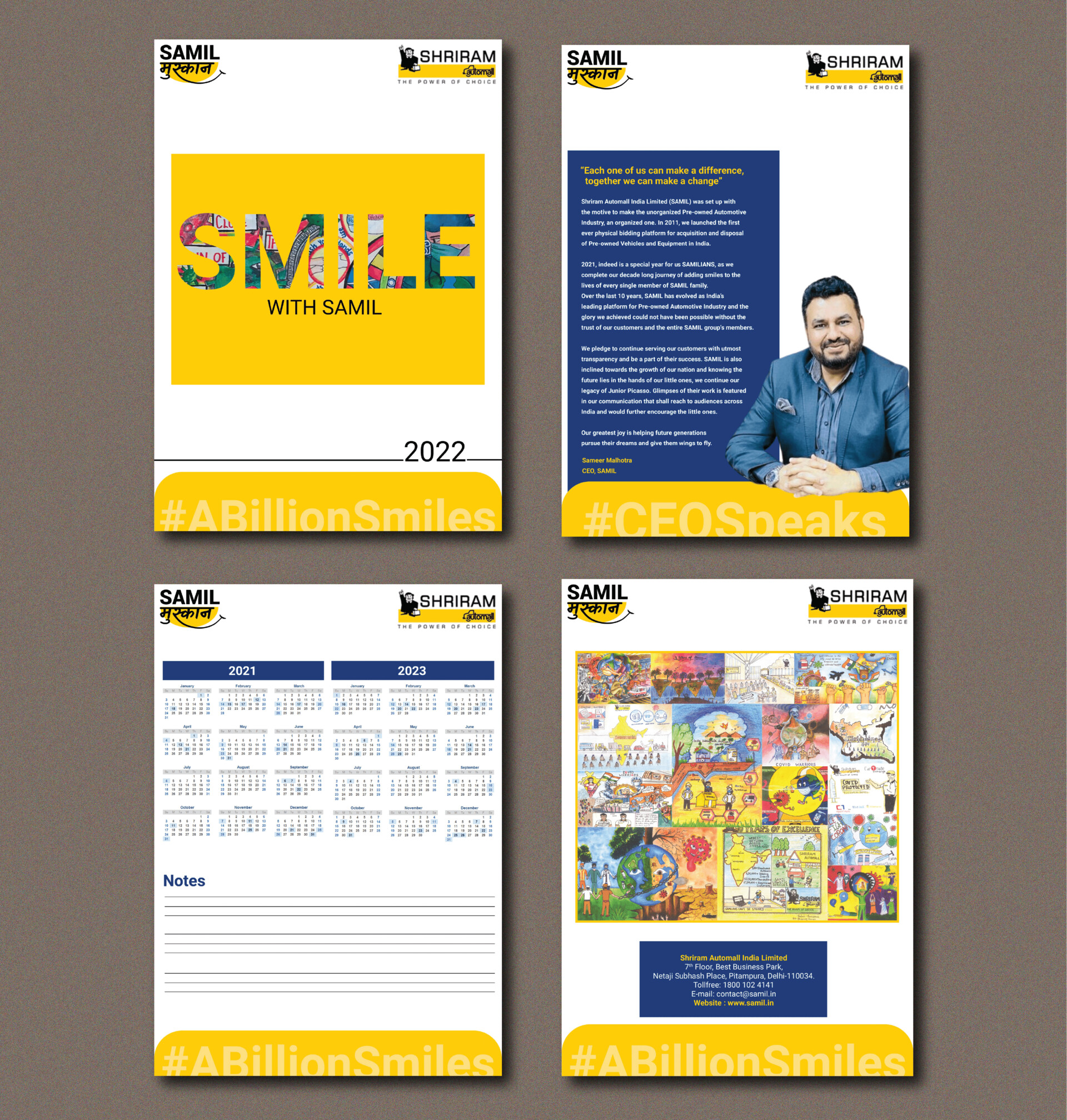 ArtStation - SAMIL - 2022 Calendar Design (Print Project)