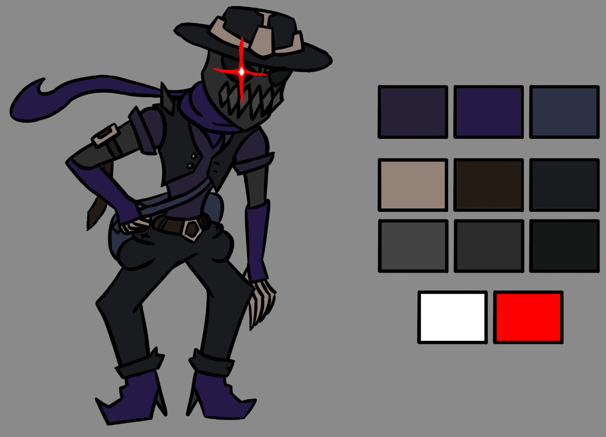 ArtStation - Character concept Masked Hunter (OC)