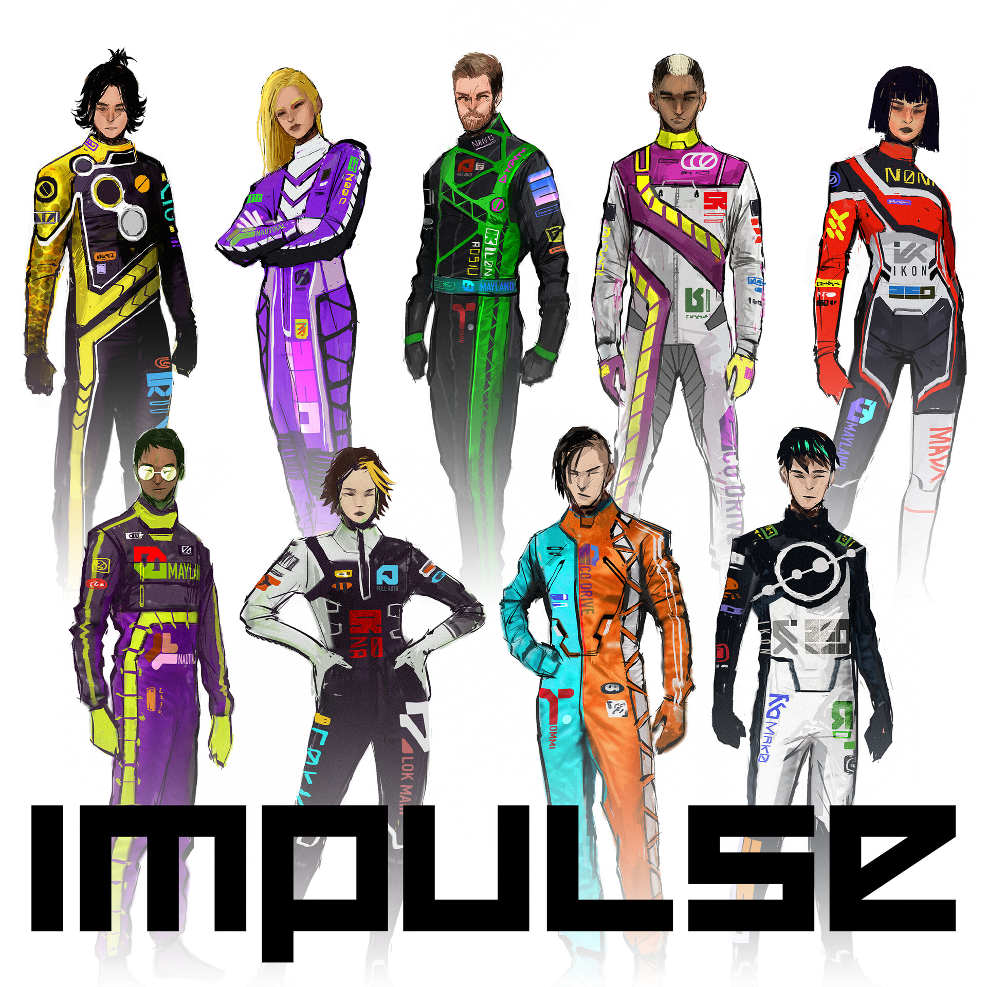 ArtStation - IMPULSE: Racing Pilots