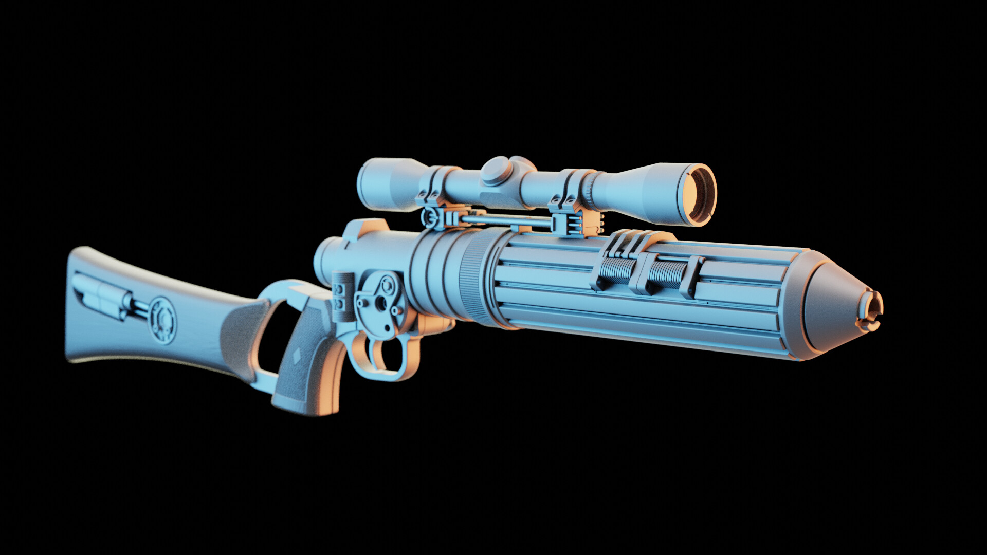 ArtStation - Boba Fett's Blaster WIP