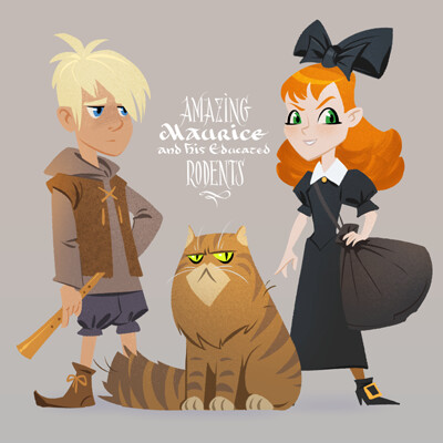 ArtStation - The Amazing Maurice characters