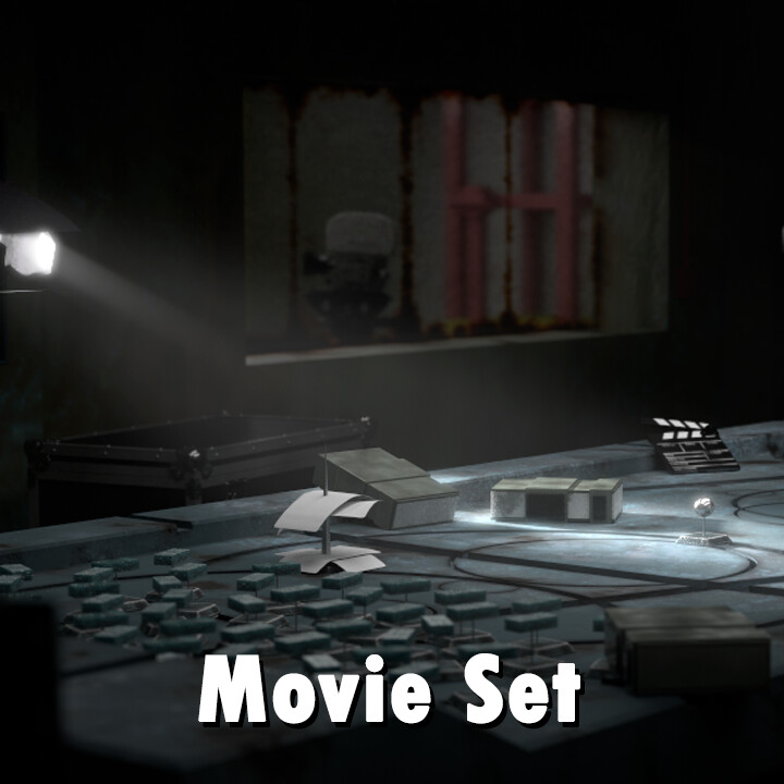 ArtStation - Movie set (Modeling/Texturing/Set dressing) Refs: ( film ...