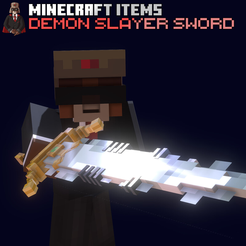 ArtStation - Minecraft Demon Slayer Sword