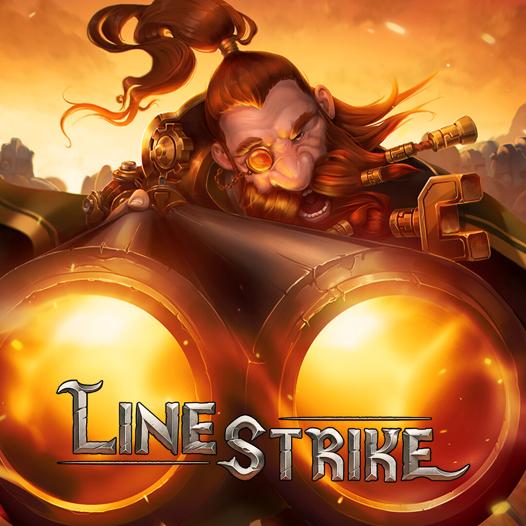 ArtStation - Grim - Line Strike splash art