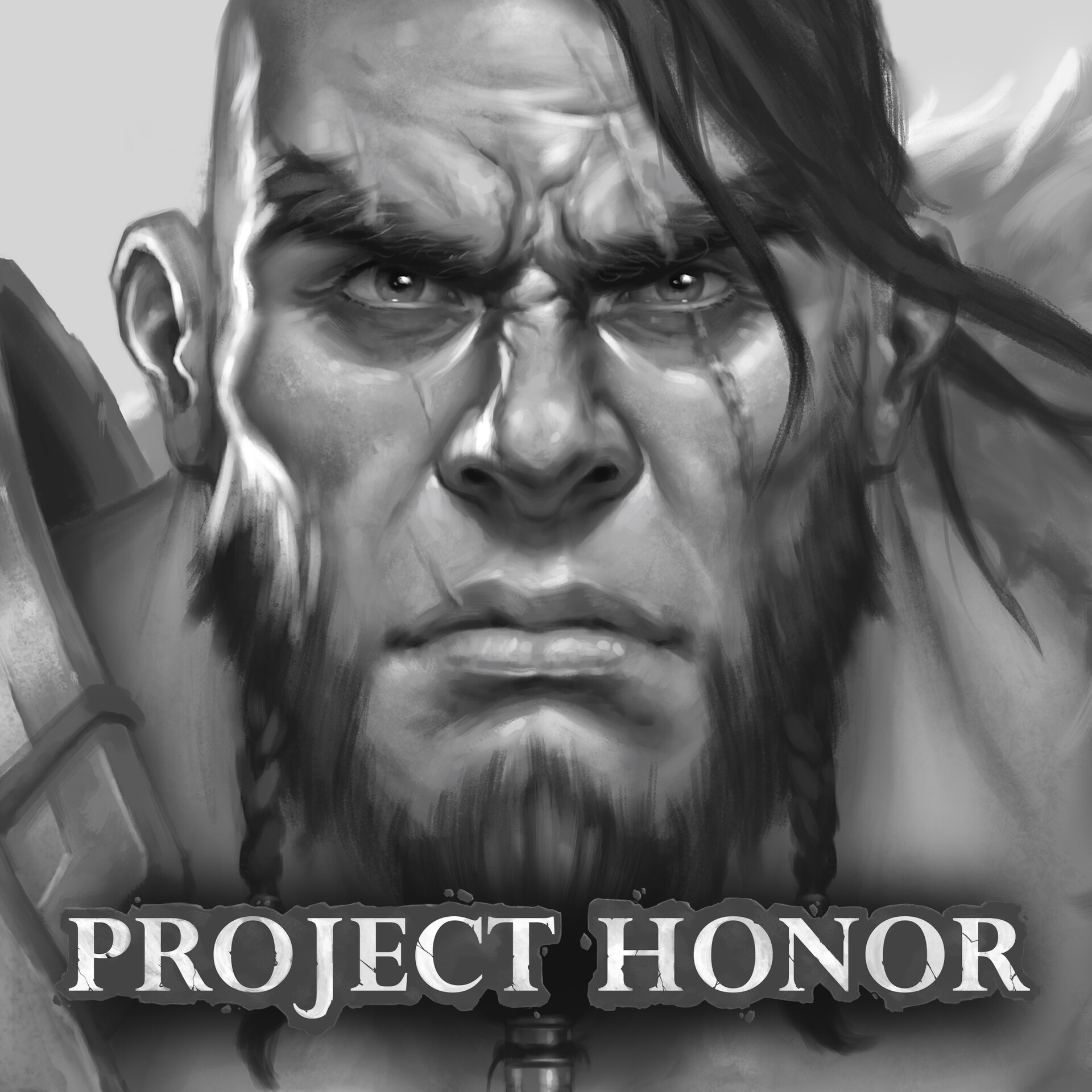 Eric Braddock - The Warrior - Project Honor Visual Development