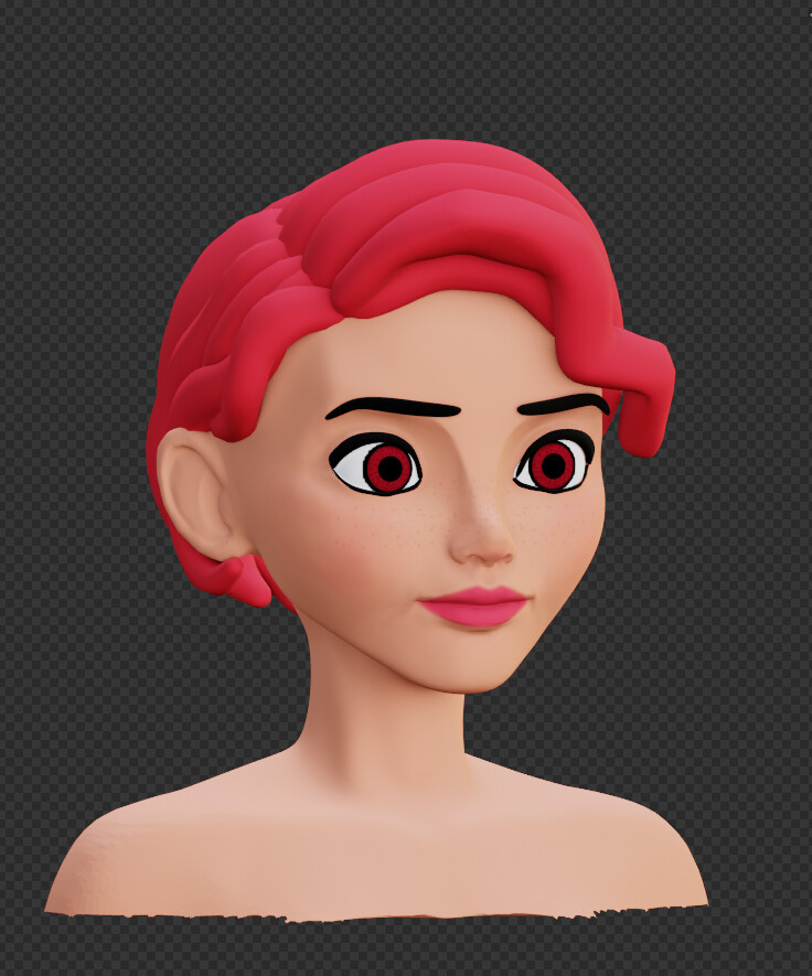 ArtStation - Stylized Girl Face