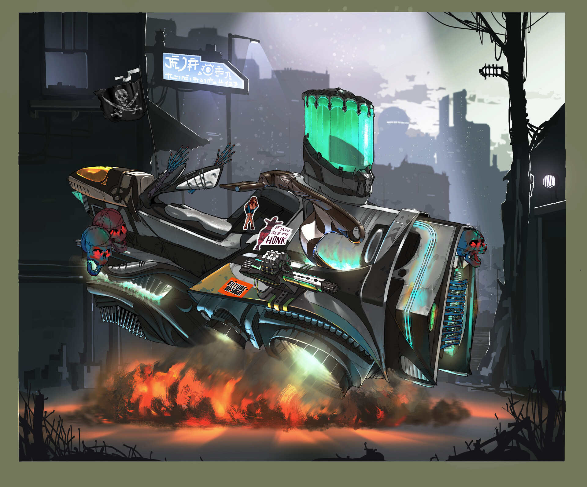 ArtStation - Futuristic vehicle design