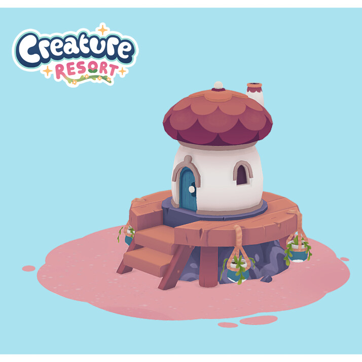 ArtStation - Creature Resort Unthemed Buildings
