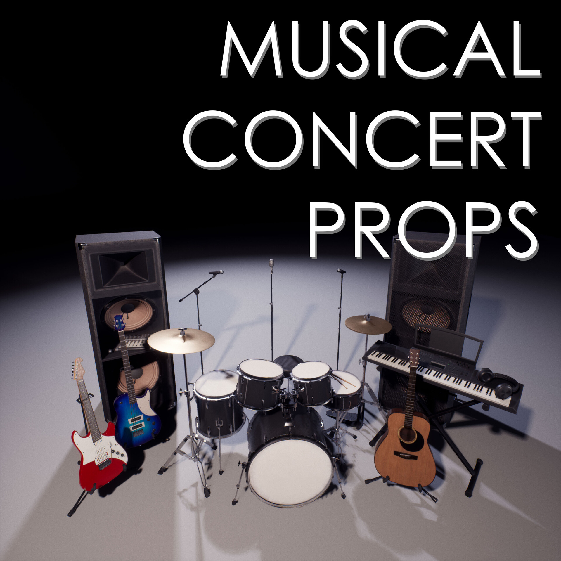 ArtStation - Concert Props vol. 01