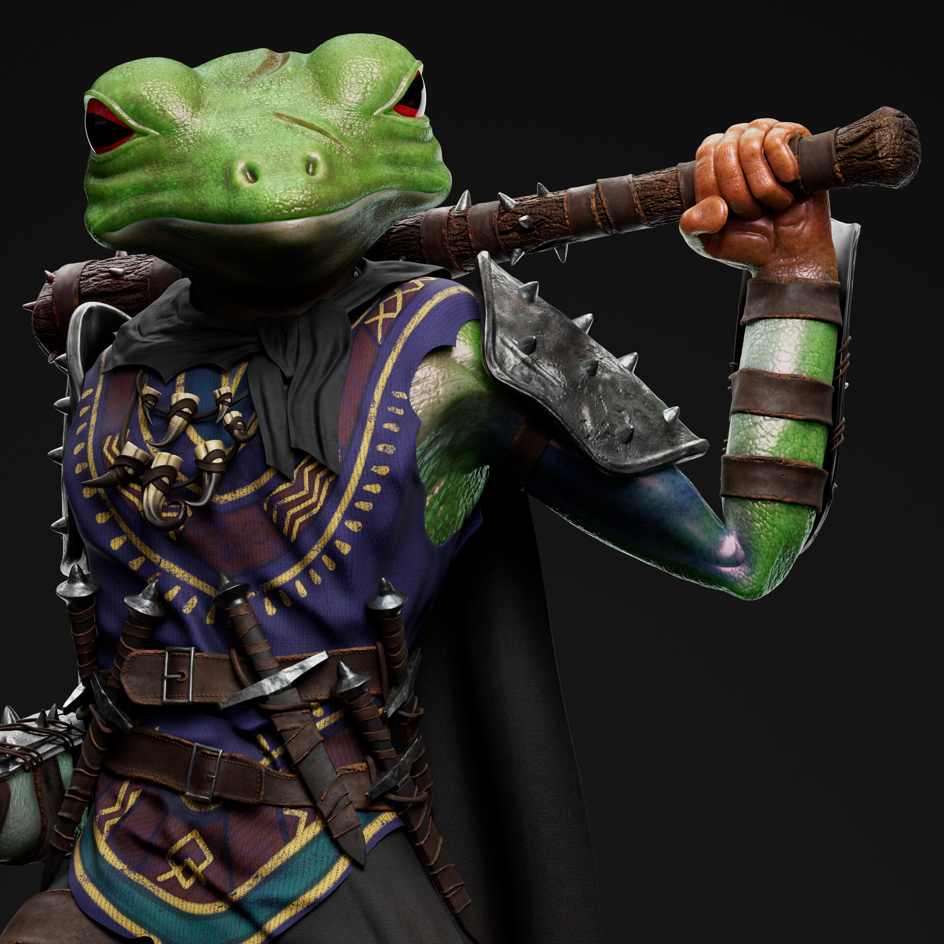 ArtStation - Frog Warrior