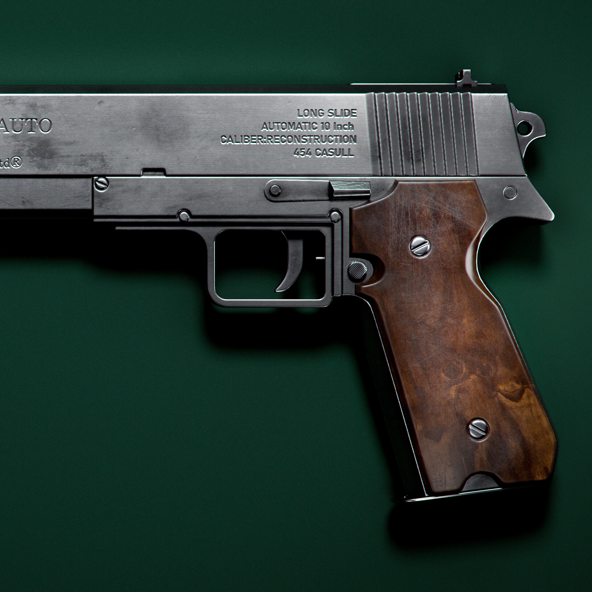 ArtStation - Hellsing ARMS .454 Casull Auto