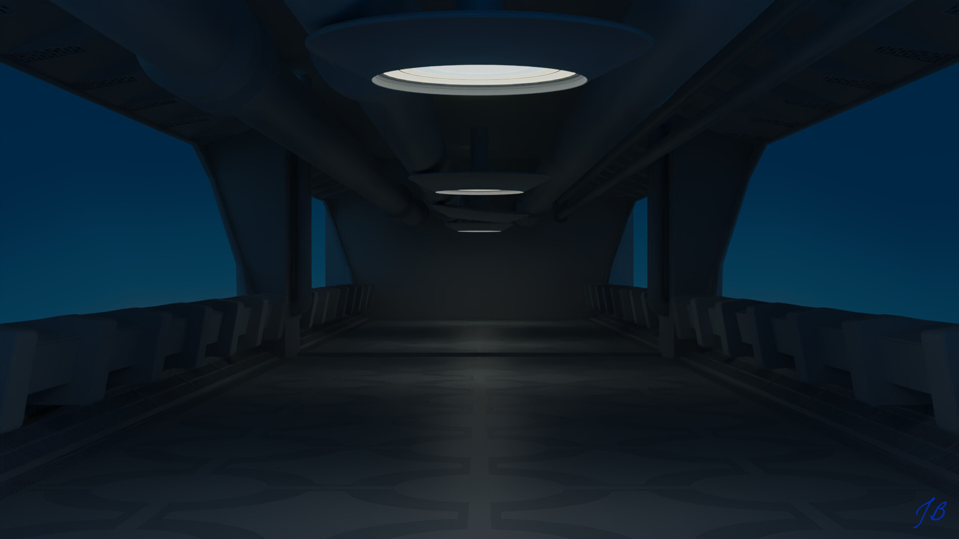 ArtStation - Star Wars Interiors - Manaan Hrakert Station Corridor ...