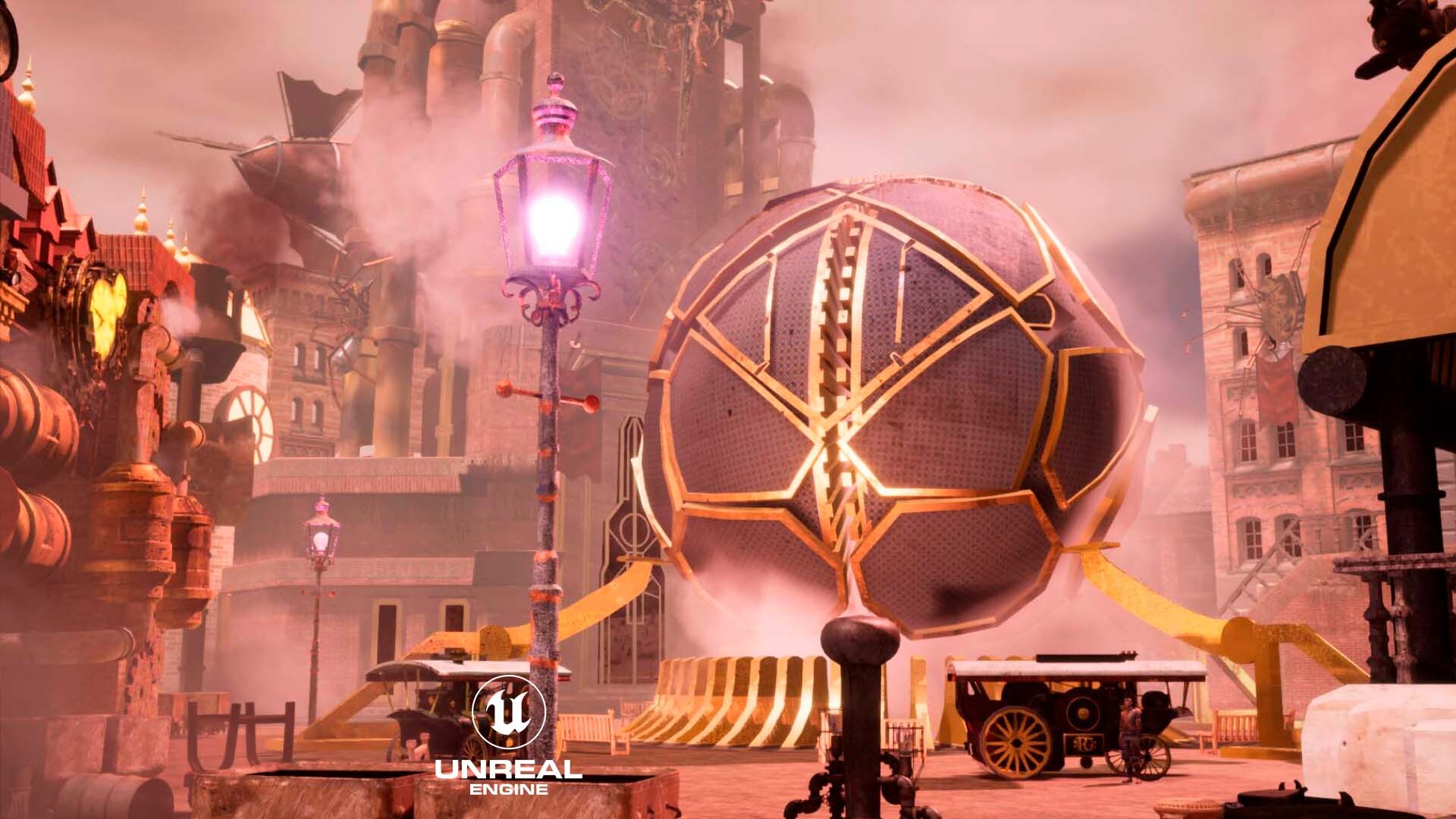 ArtStation - Steampunk City Environment