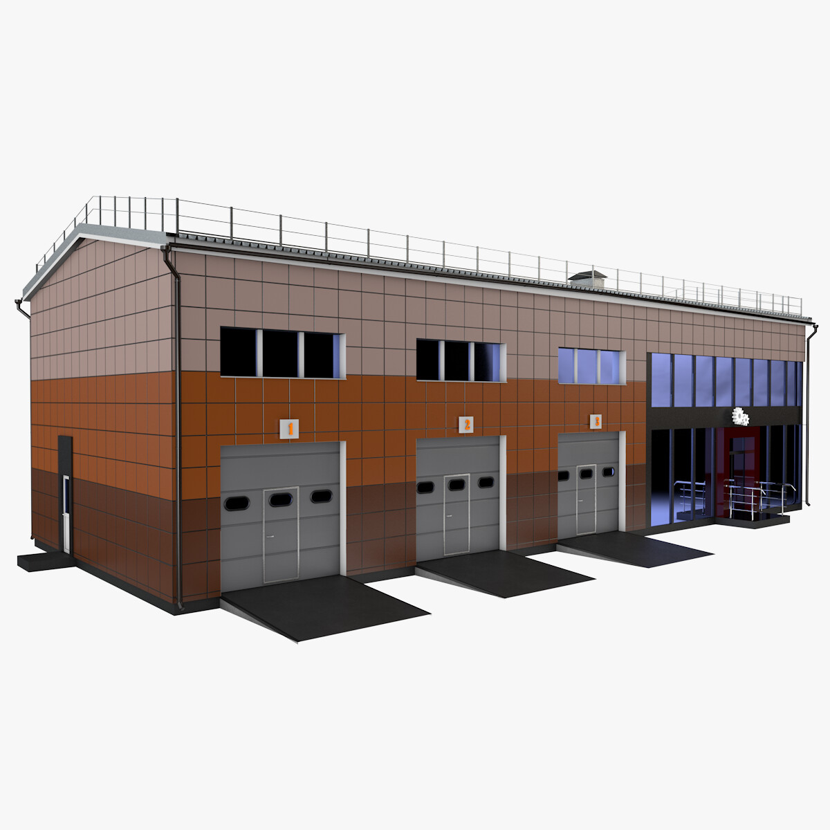 ArtStation - Auto Repair Center 3d model