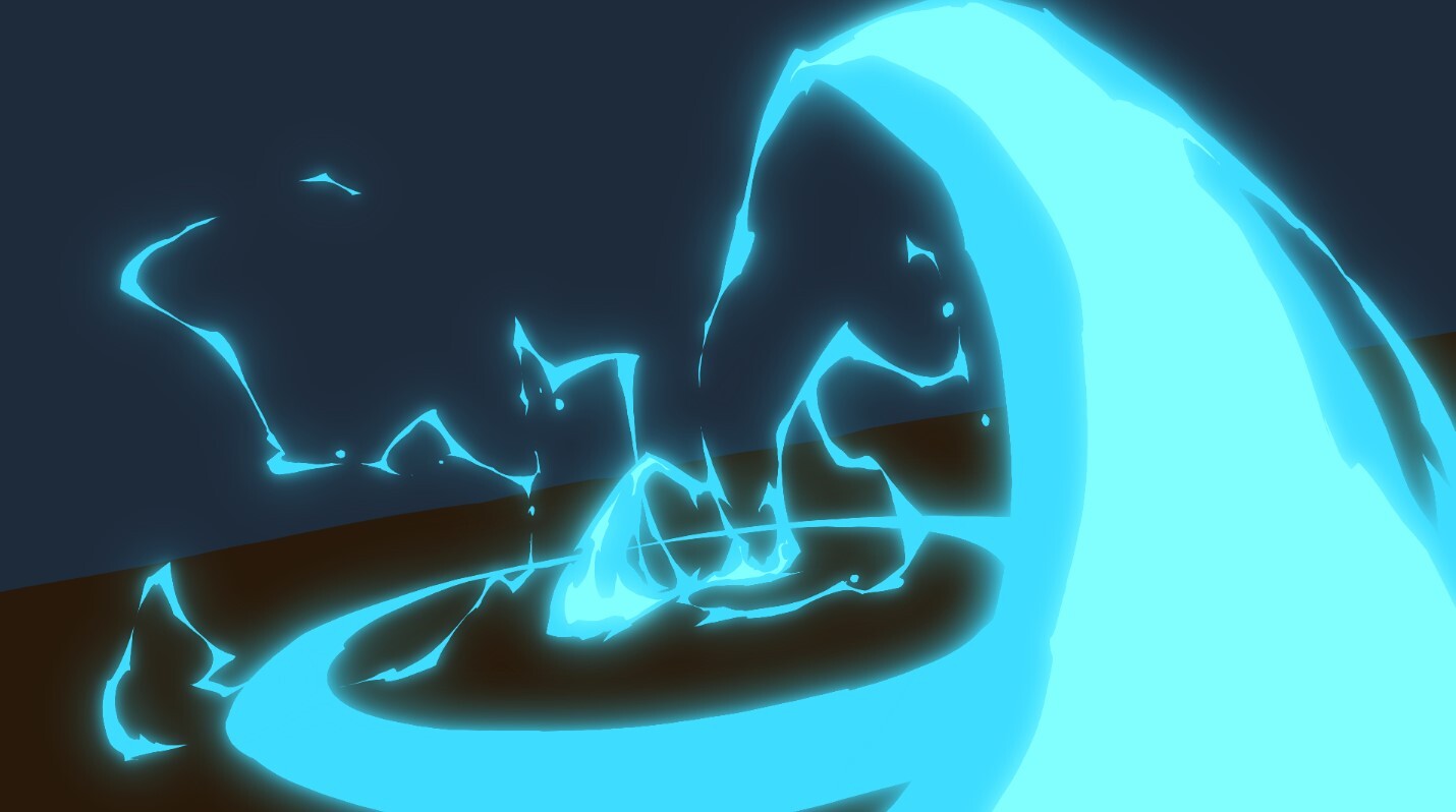 ArtStation - lightning 2dfx scene