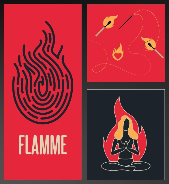 ArtStation - Flamme (logo and illustrations)