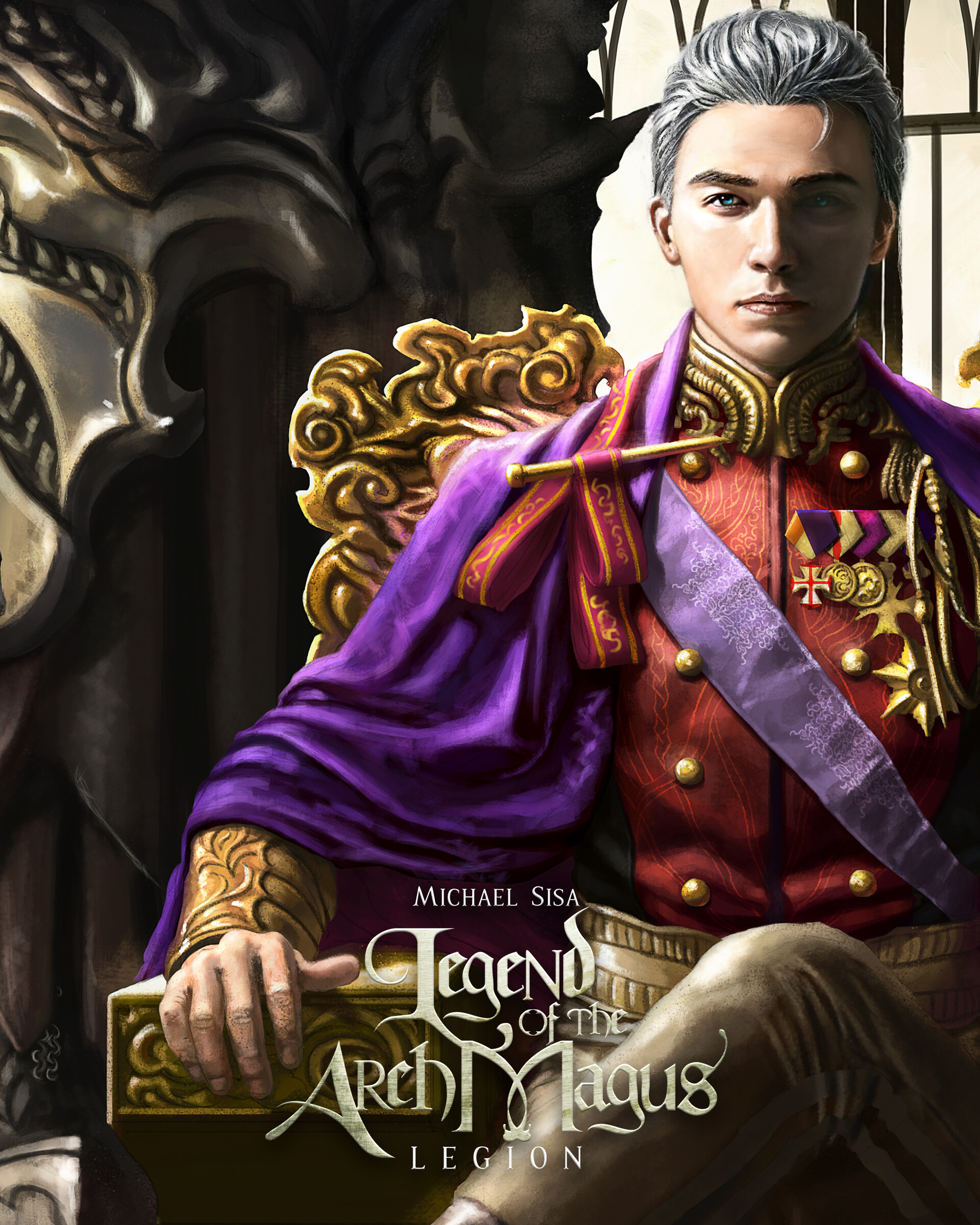 ArtStation - Legend of Arch Magus: Legion (Book IX) - Cover Illustration