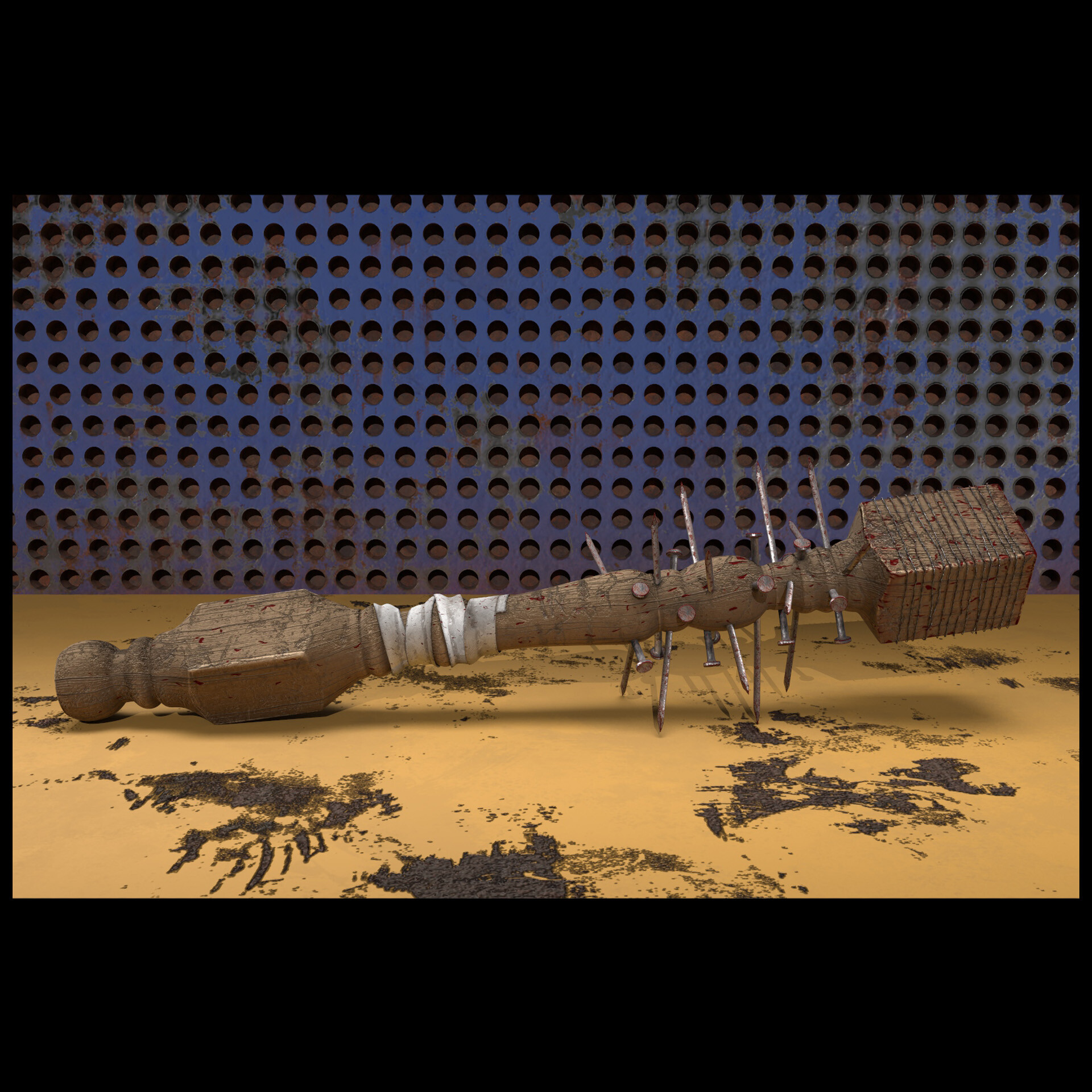 ArtStation - Post-Apocalyptic mace
