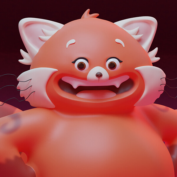 ArtStation - Turning Red 3D Fanart