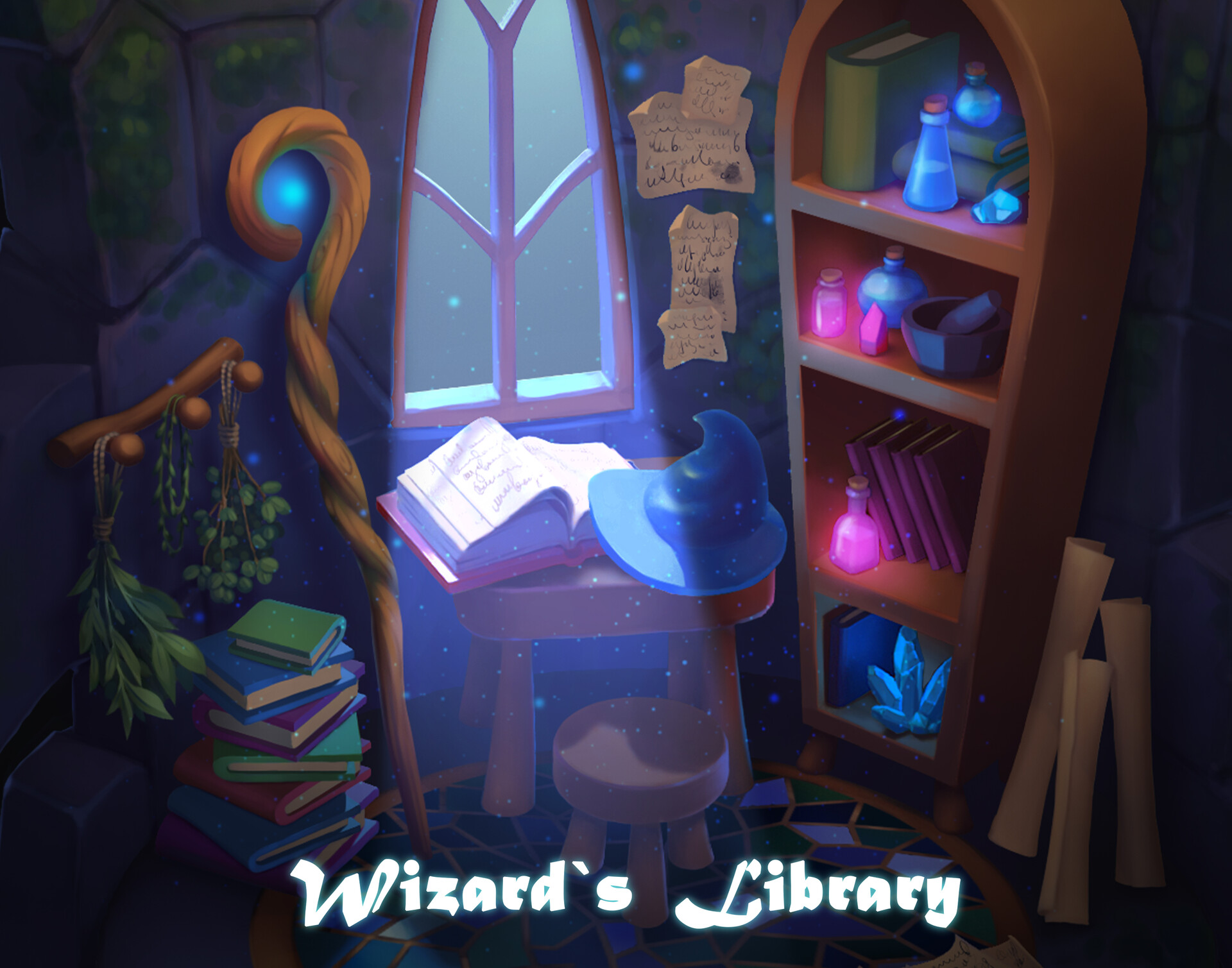 ArtStation - Wizard`s Library