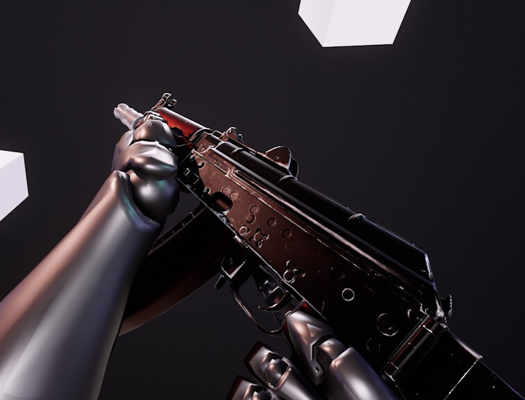 ArtStation - AKS-74U | Viewport Animation