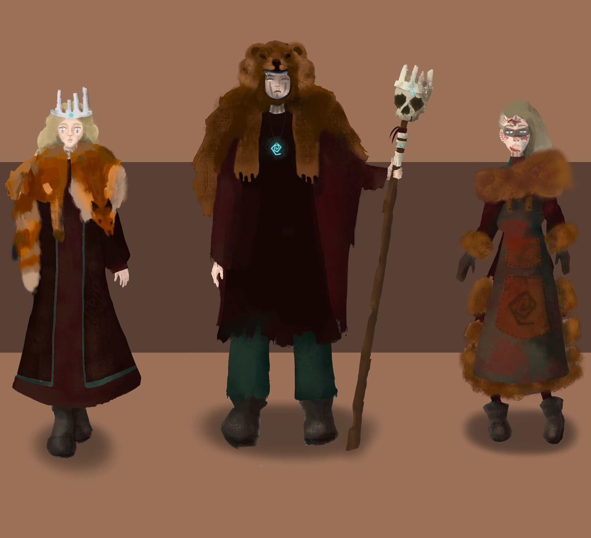 ArtStation - Carnivorous women tribe