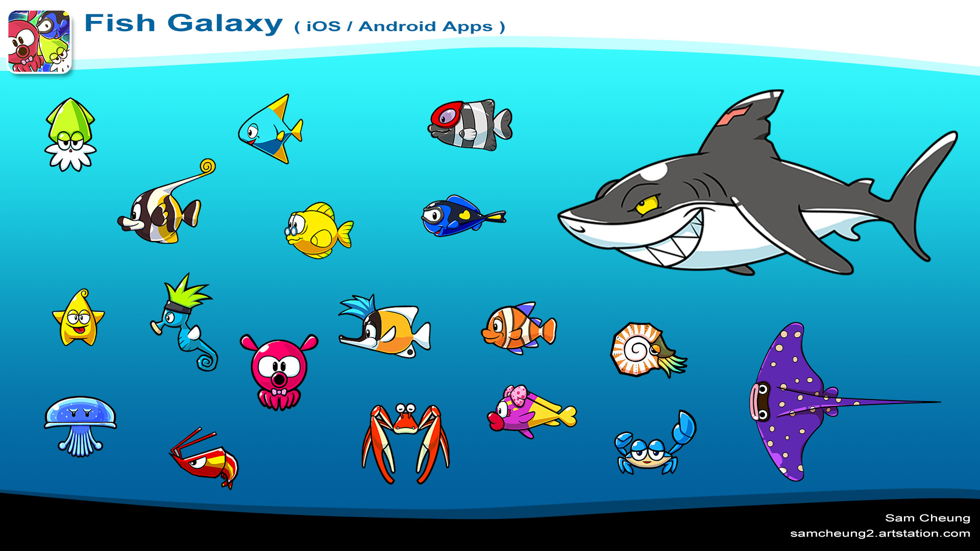 ArtStation - Fish Galaxy (Mobile)