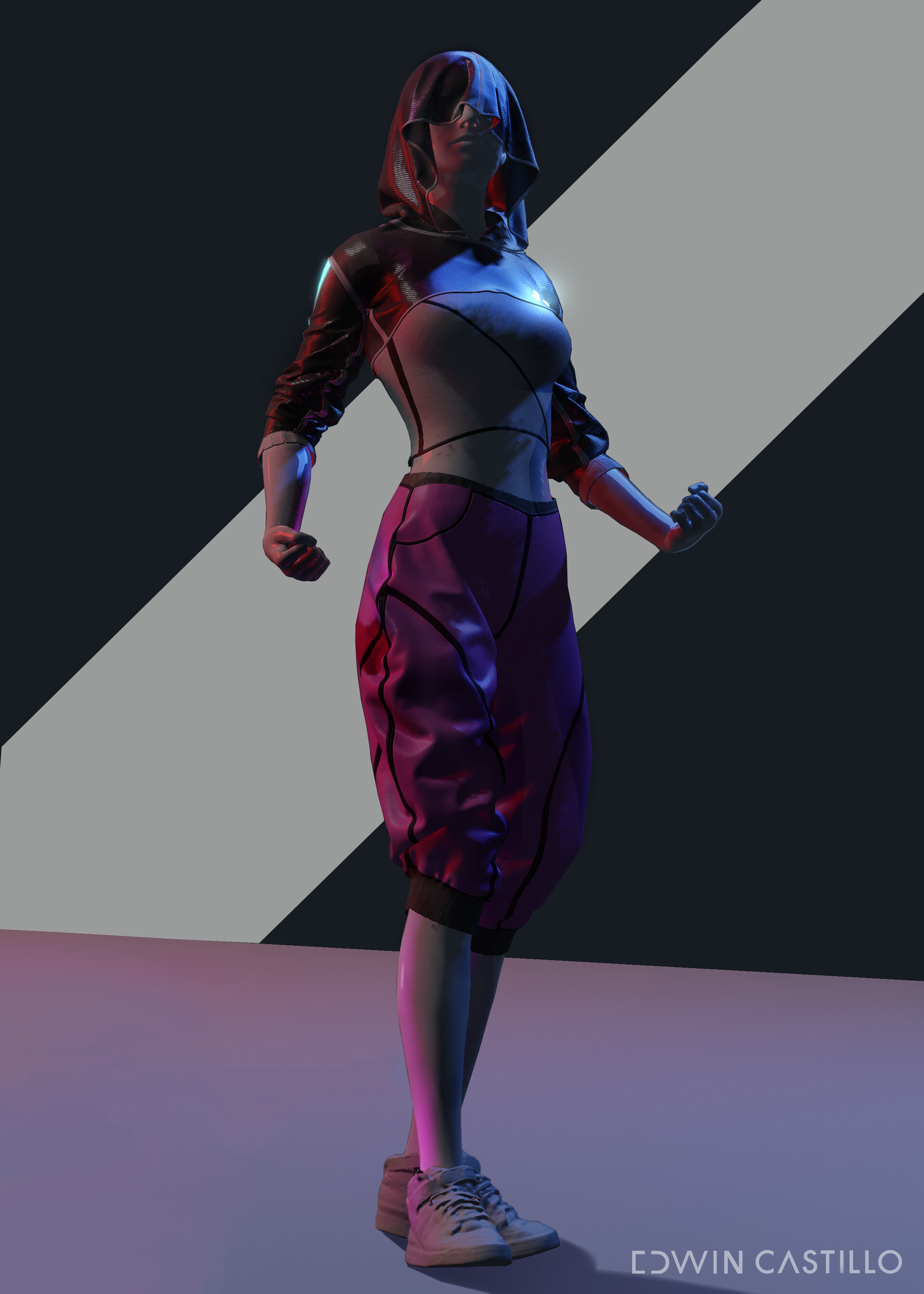 ArtStation - Cyber hoodie