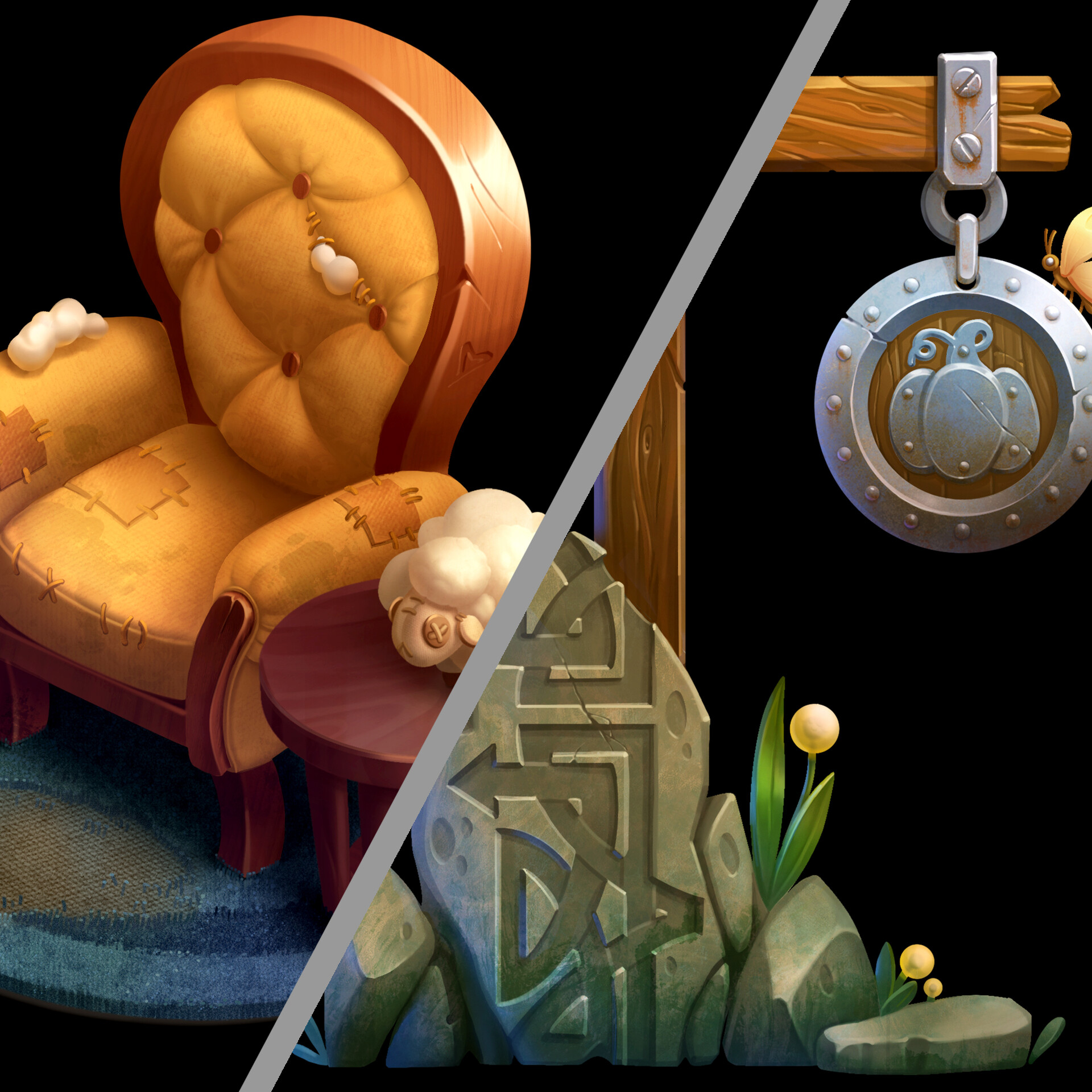 ArtStation - Sheep props