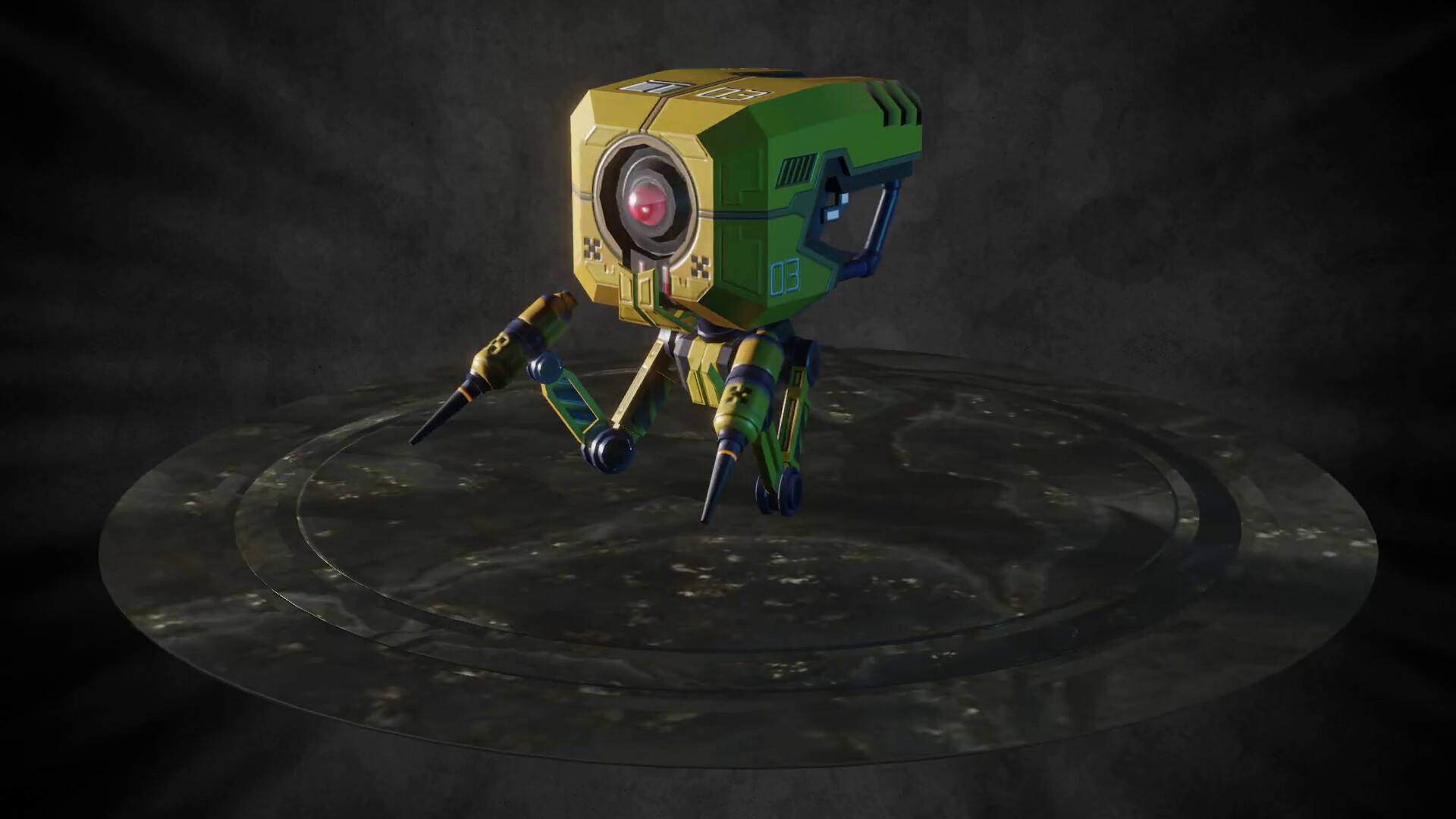 ArtStation - 3D Two Arm Robot Enemy