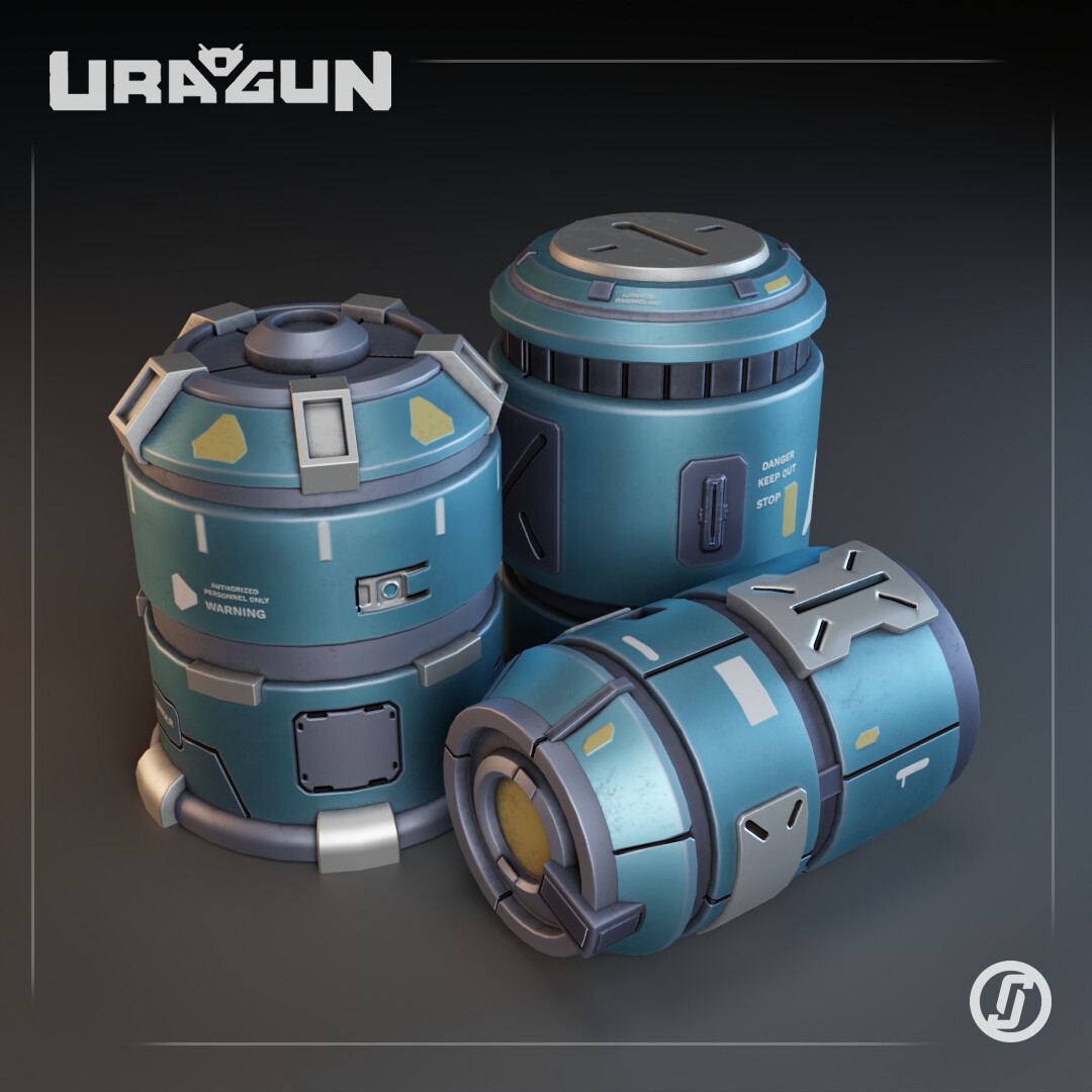 ArtStation - Sci Fi Barrels - URAGUN