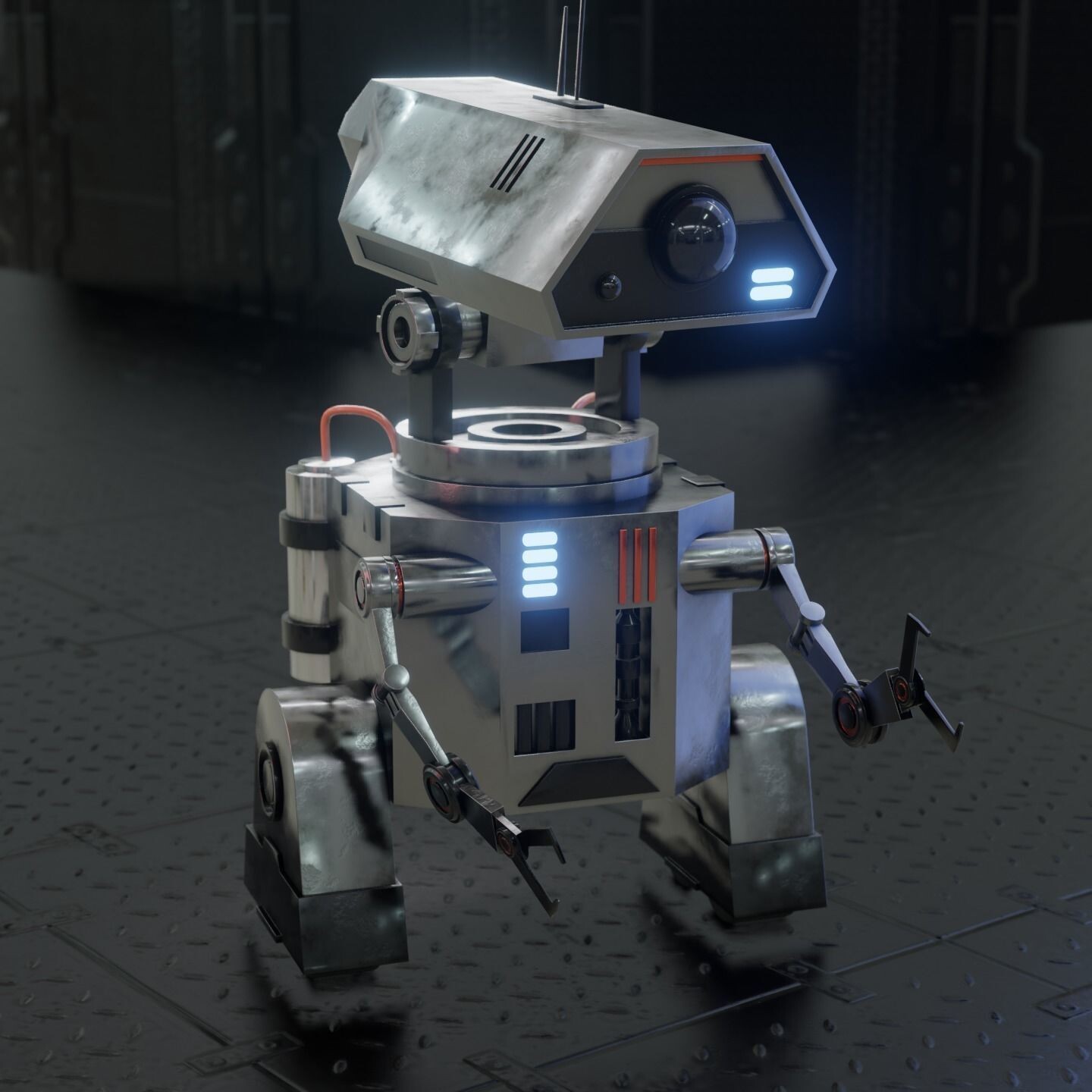 ArtStation - simple sci-fi robot