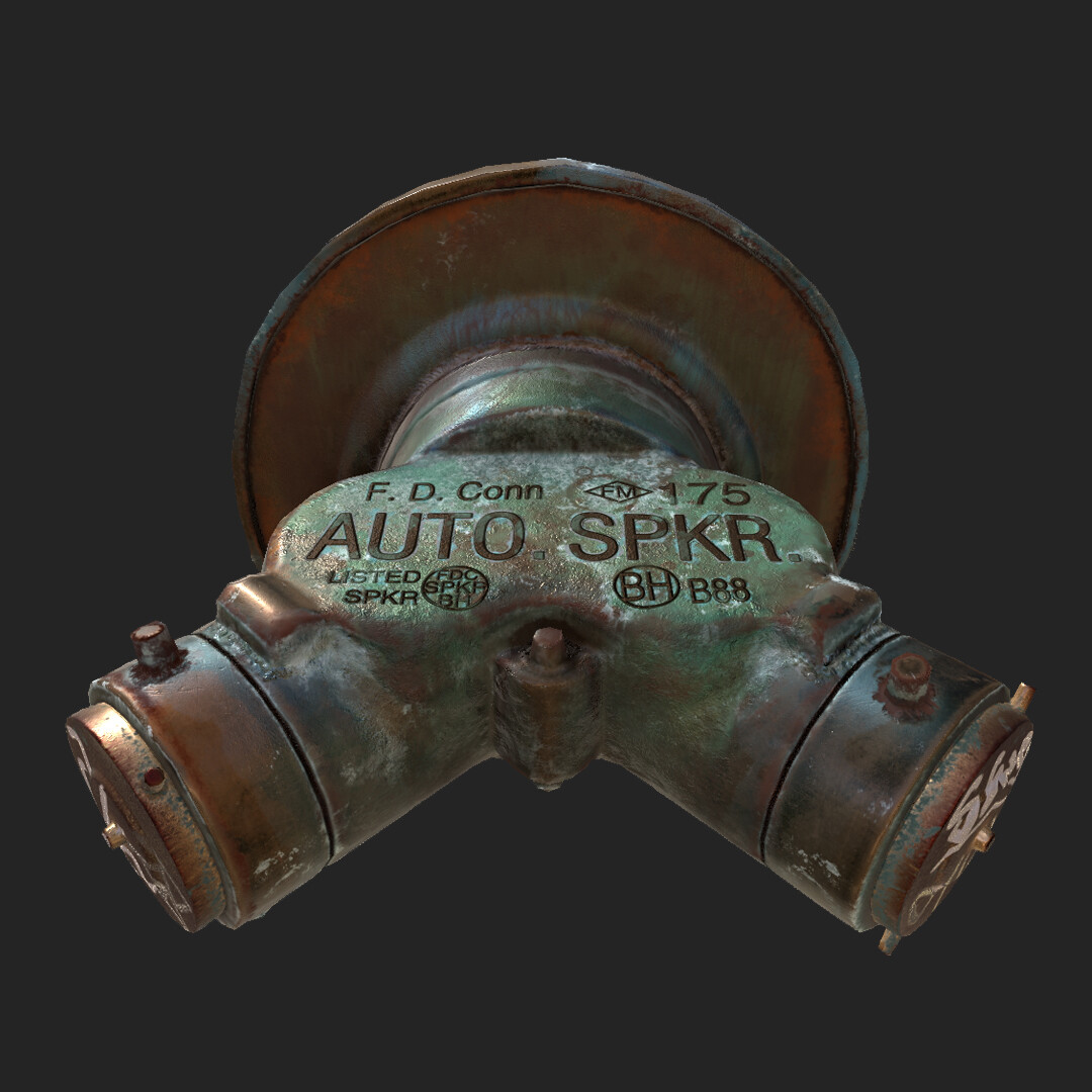 ArtStation - "AUTO SPKR Fire Department Connection" (2022)