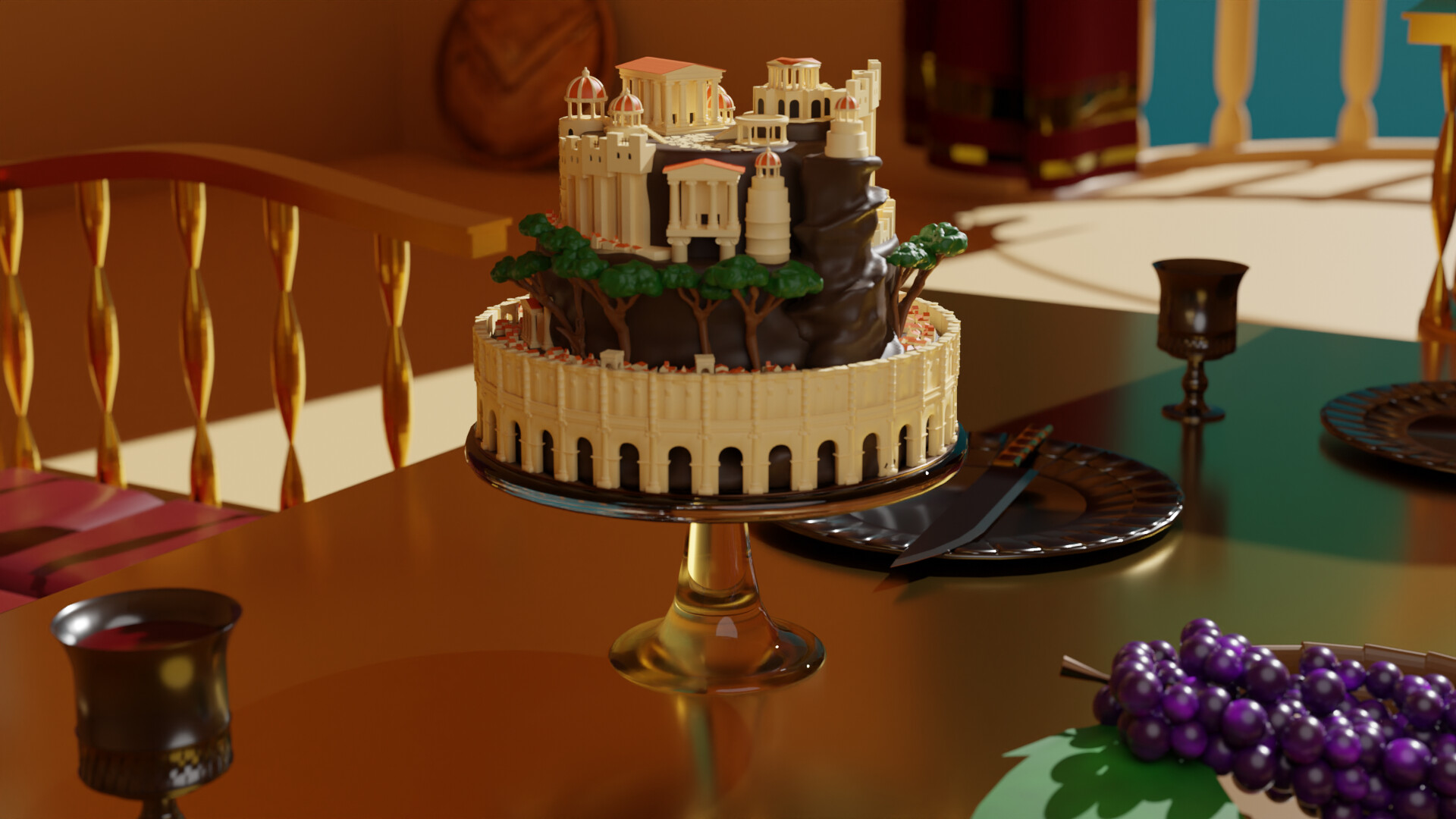ArtStation - Cake Of Olympus
