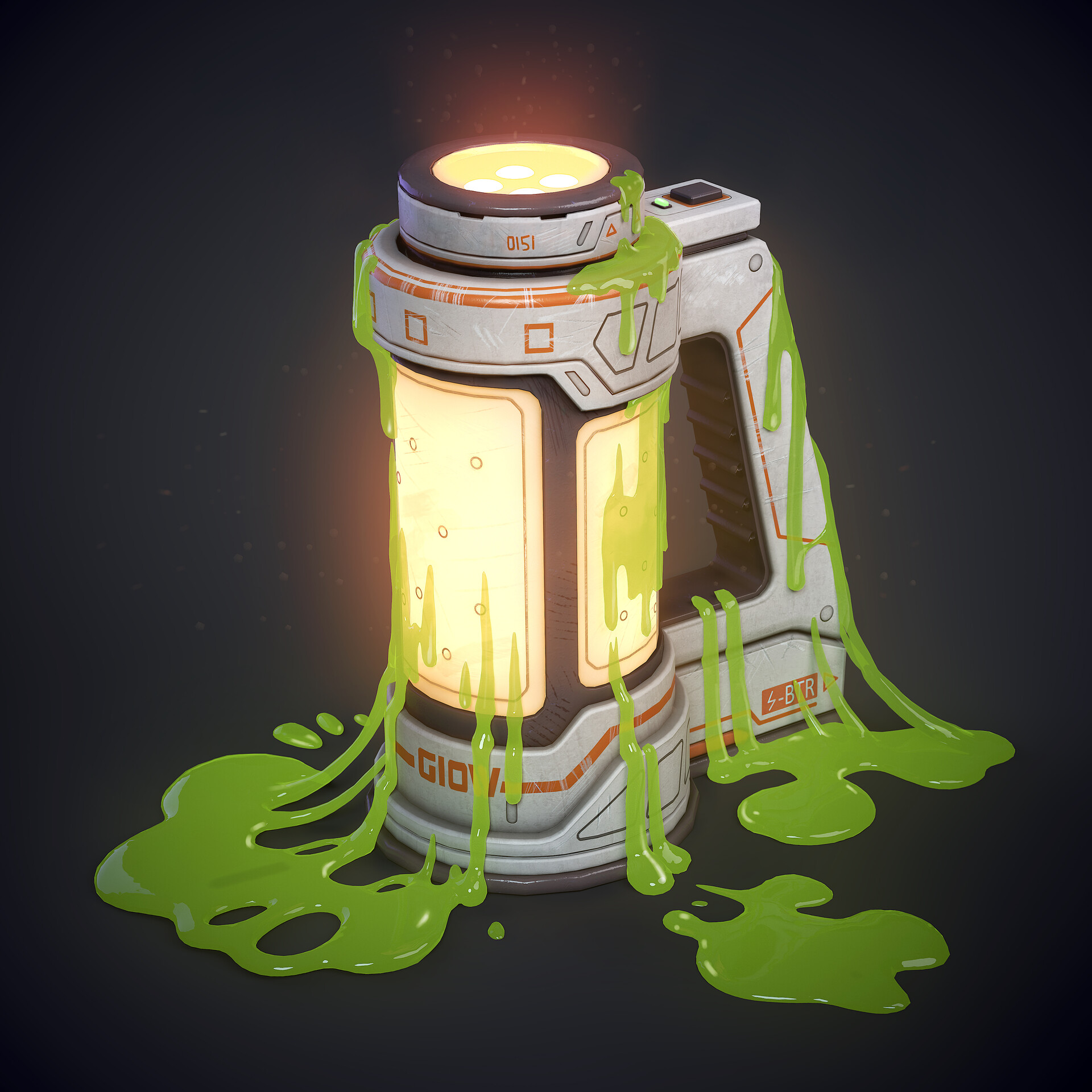 ArtStation - Sci-Fi Flashlight