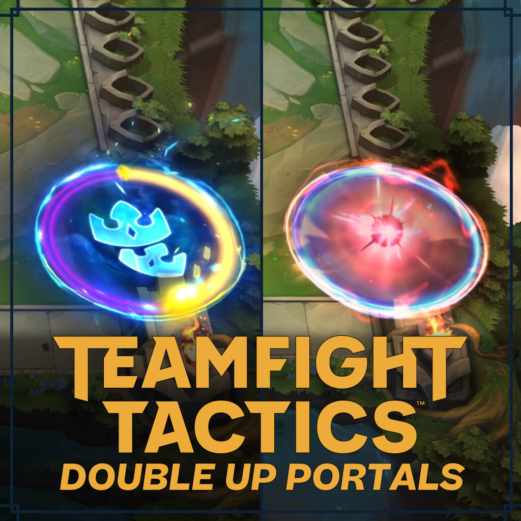 ArtStation - Team Fight Tactics Double Up - Portal VFX Update