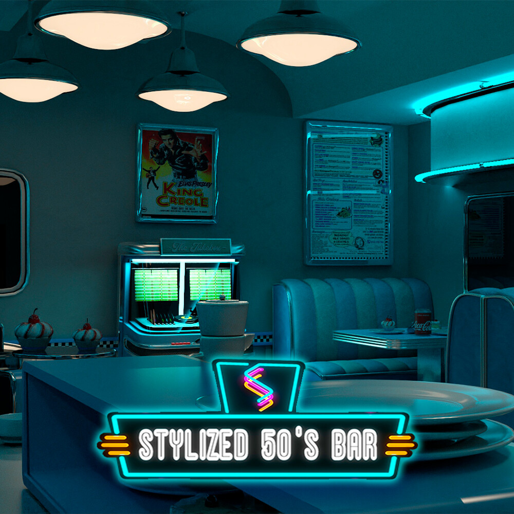 Dani Sotoca - Stylized 50´s bar