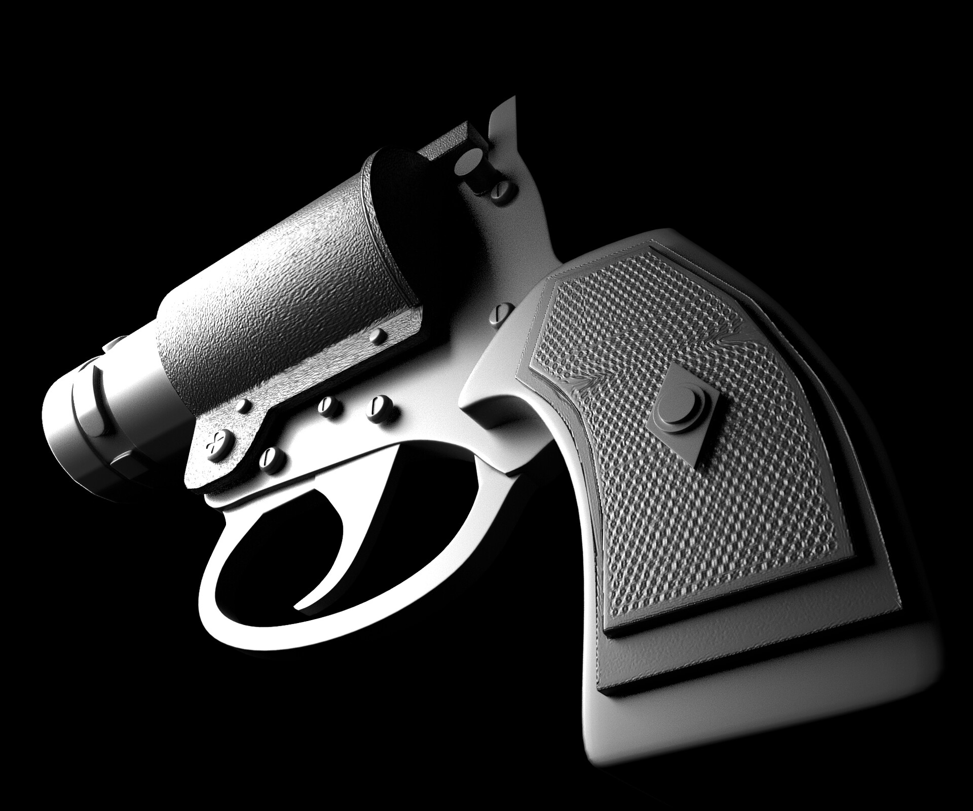 ArtStation - Gun (Hard surface model) 3d