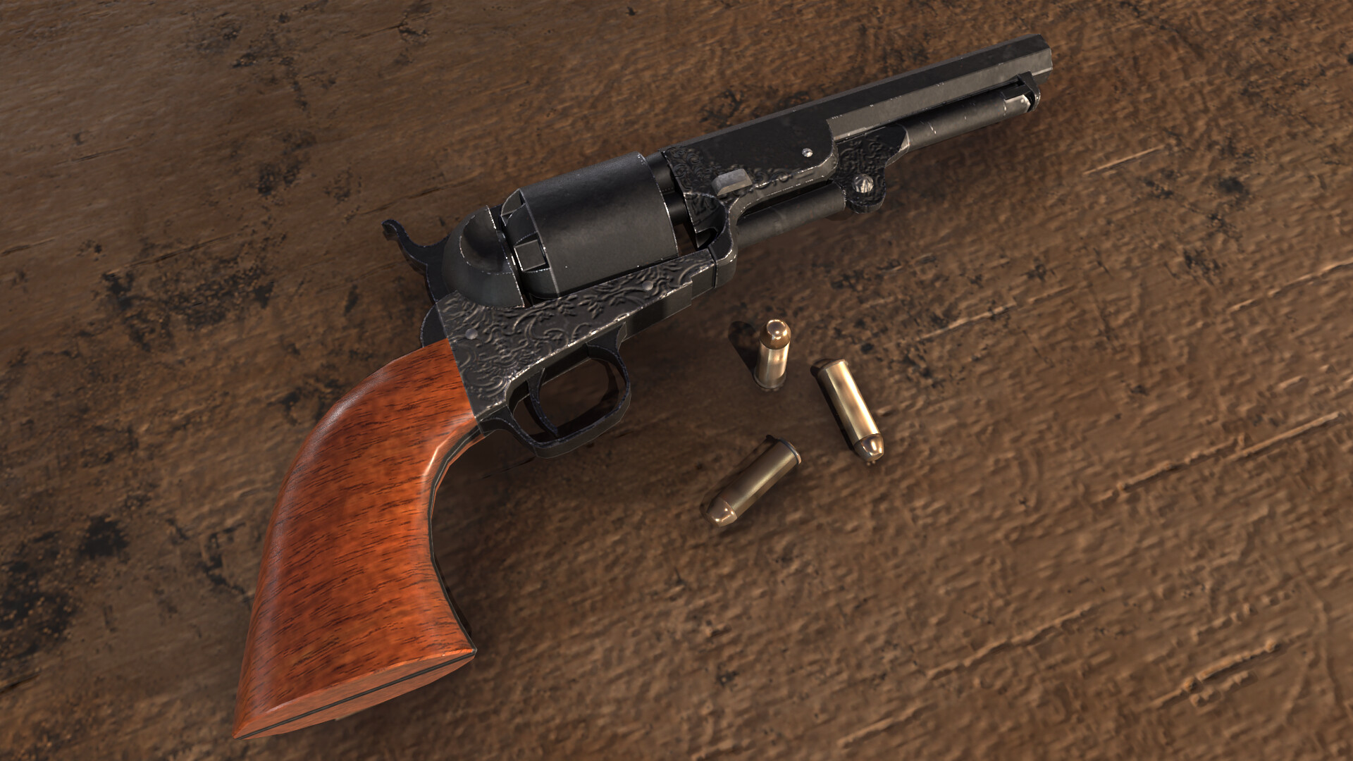 ArtStation - Colt Revolver - 3D Model