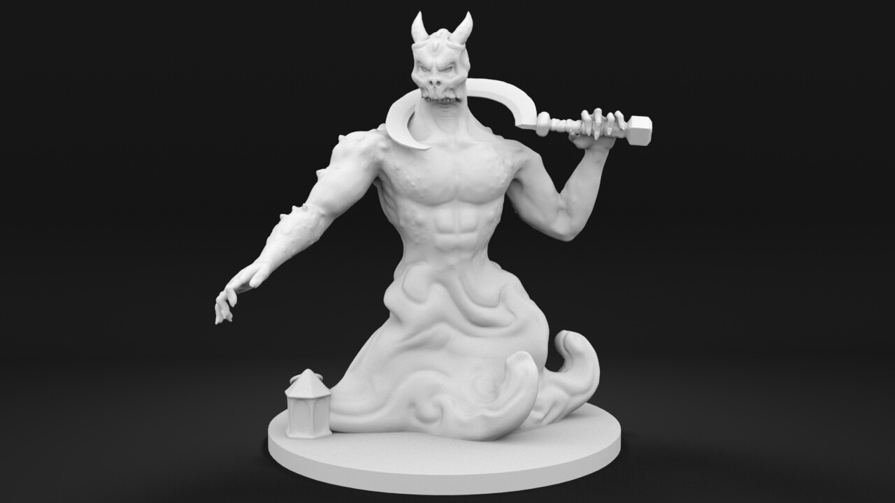 ArtStation - Lantern Demon