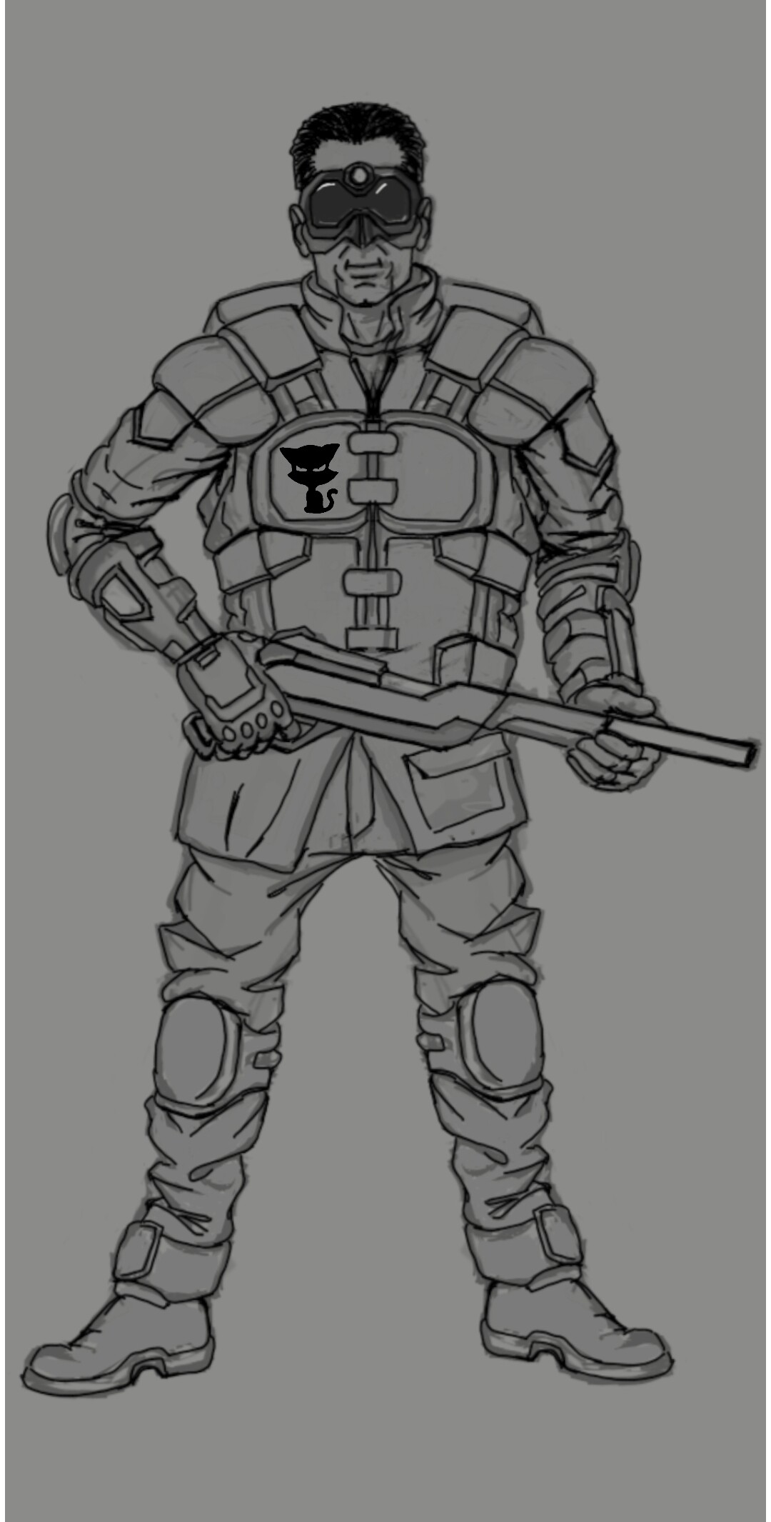 ArtStation - Project 《Boxers》2d concept character《Road pirate》