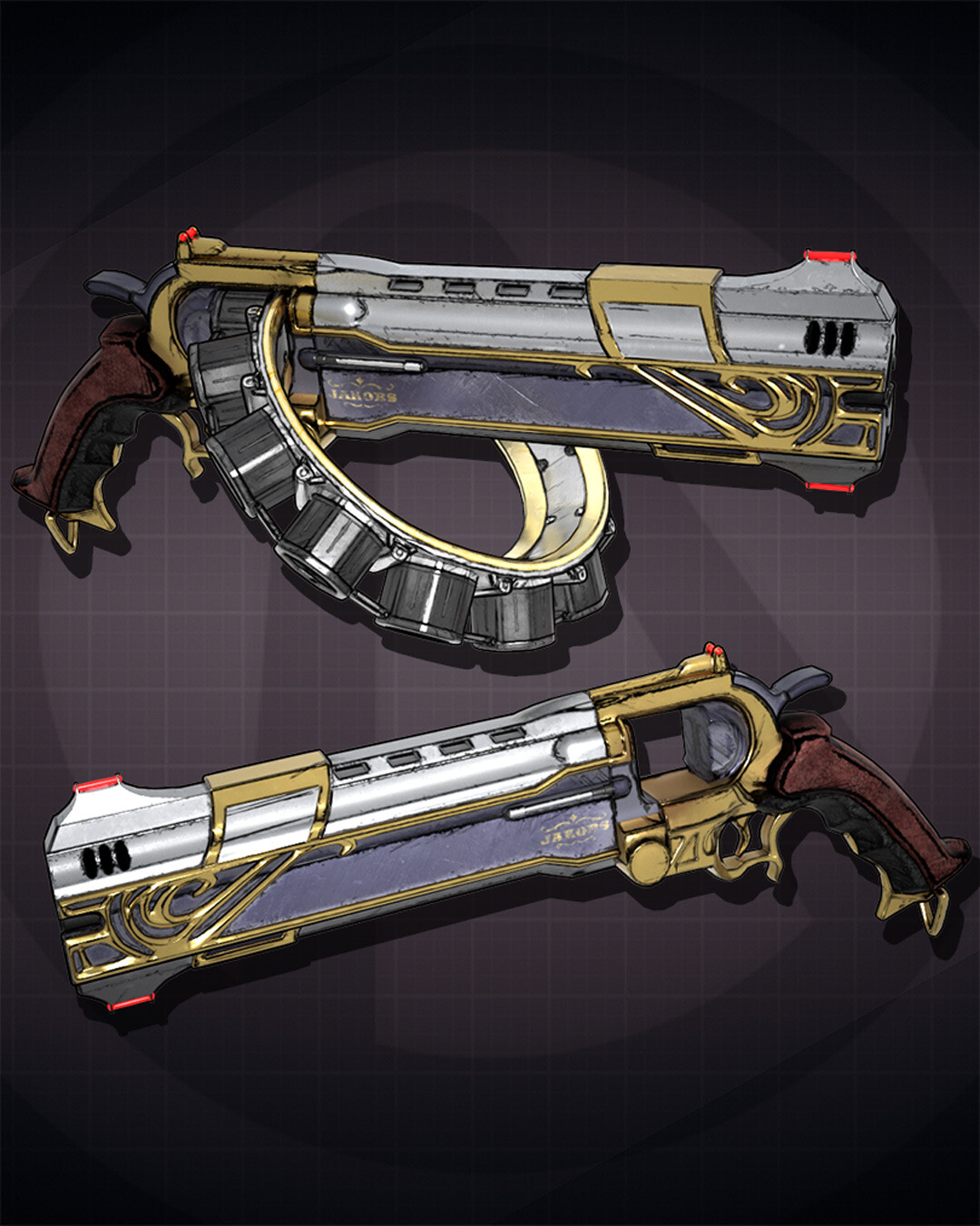 ArtStation - Borderlands inspired Stylized Gun