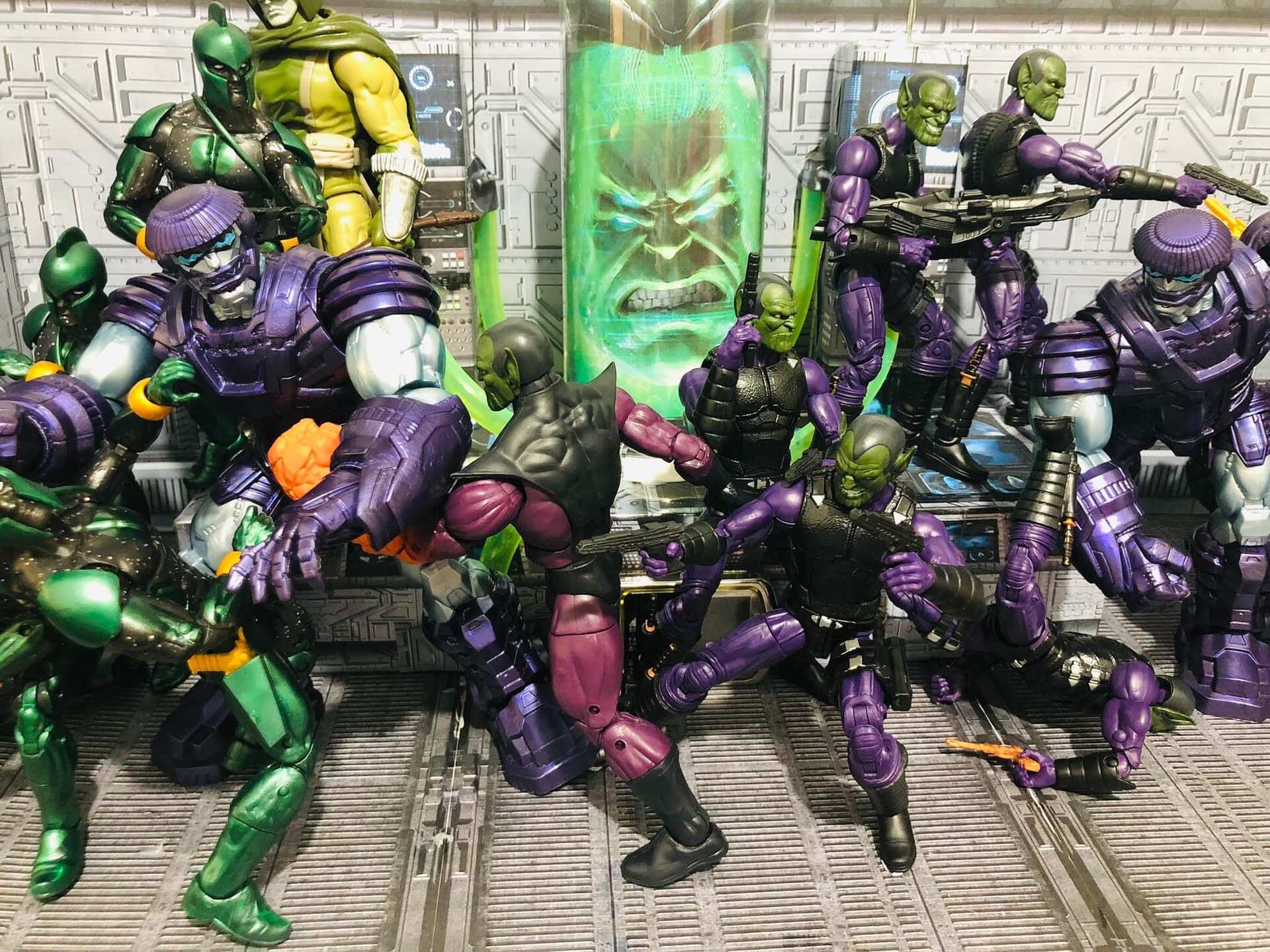 ArtStation - Famous Battle: Kree/Skrull War